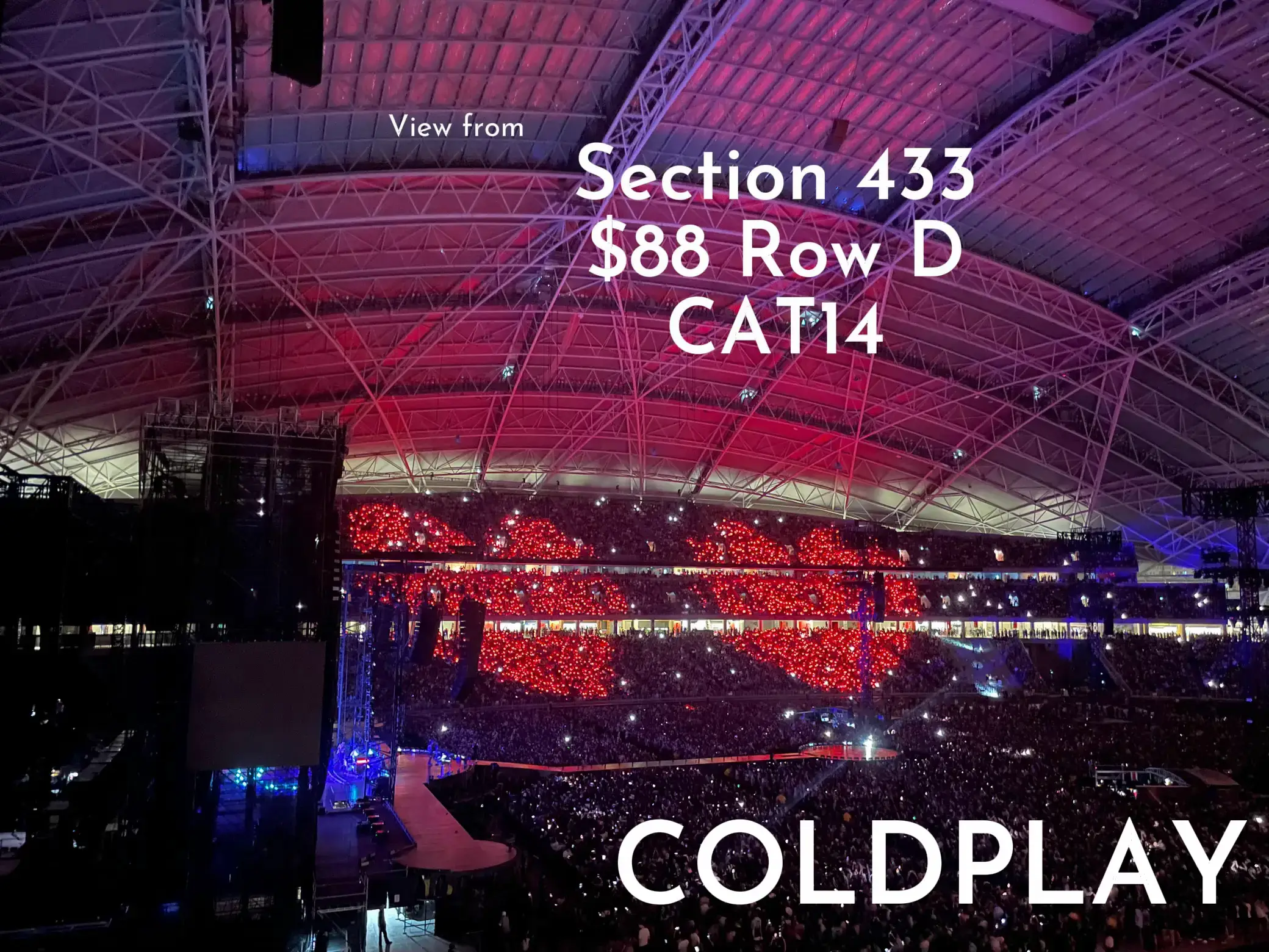 My first time at COLDPLAY concert 🇸🇬$88 | Gallery posted by chia1mushi | Lemon8