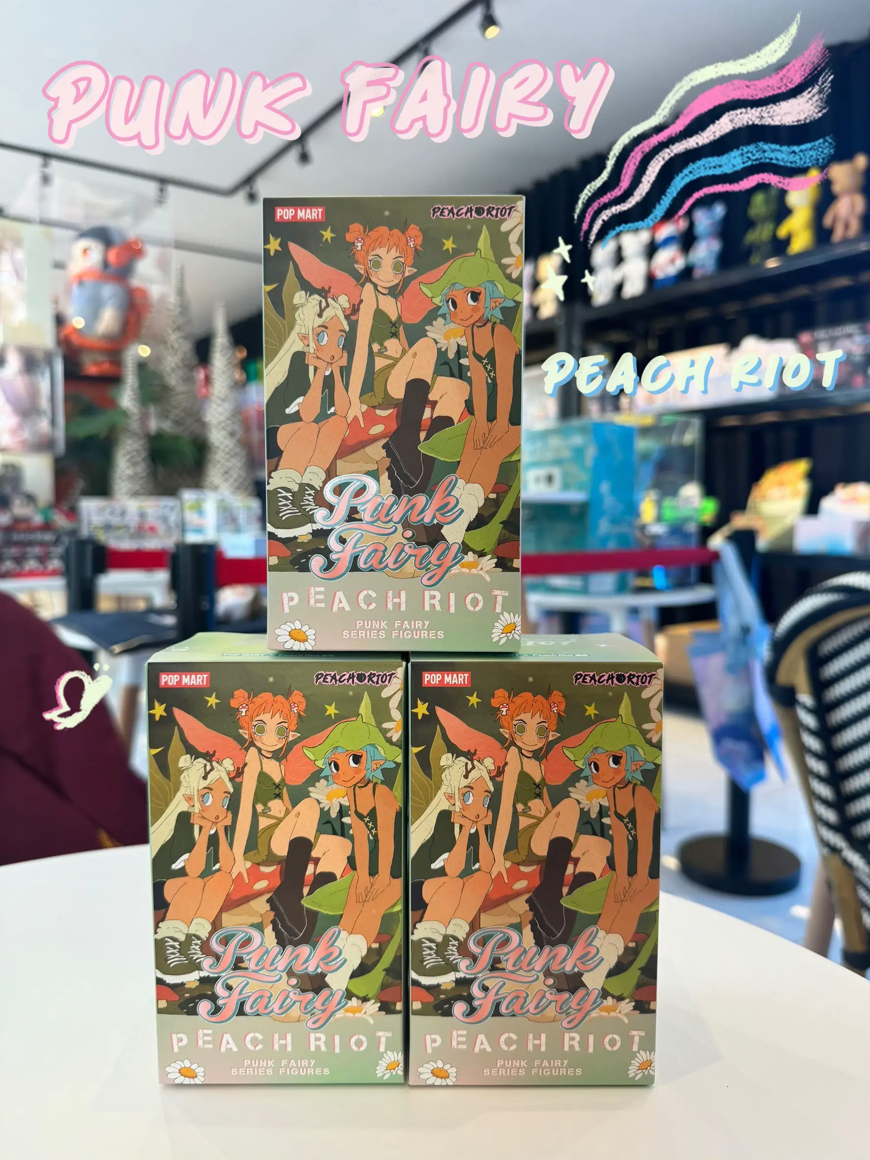 Peach riot กล่องจุ่มวงดนตรีสุด Cool ใหม่ล่าสุดจาก Pop mart | แกลเลอรี ...