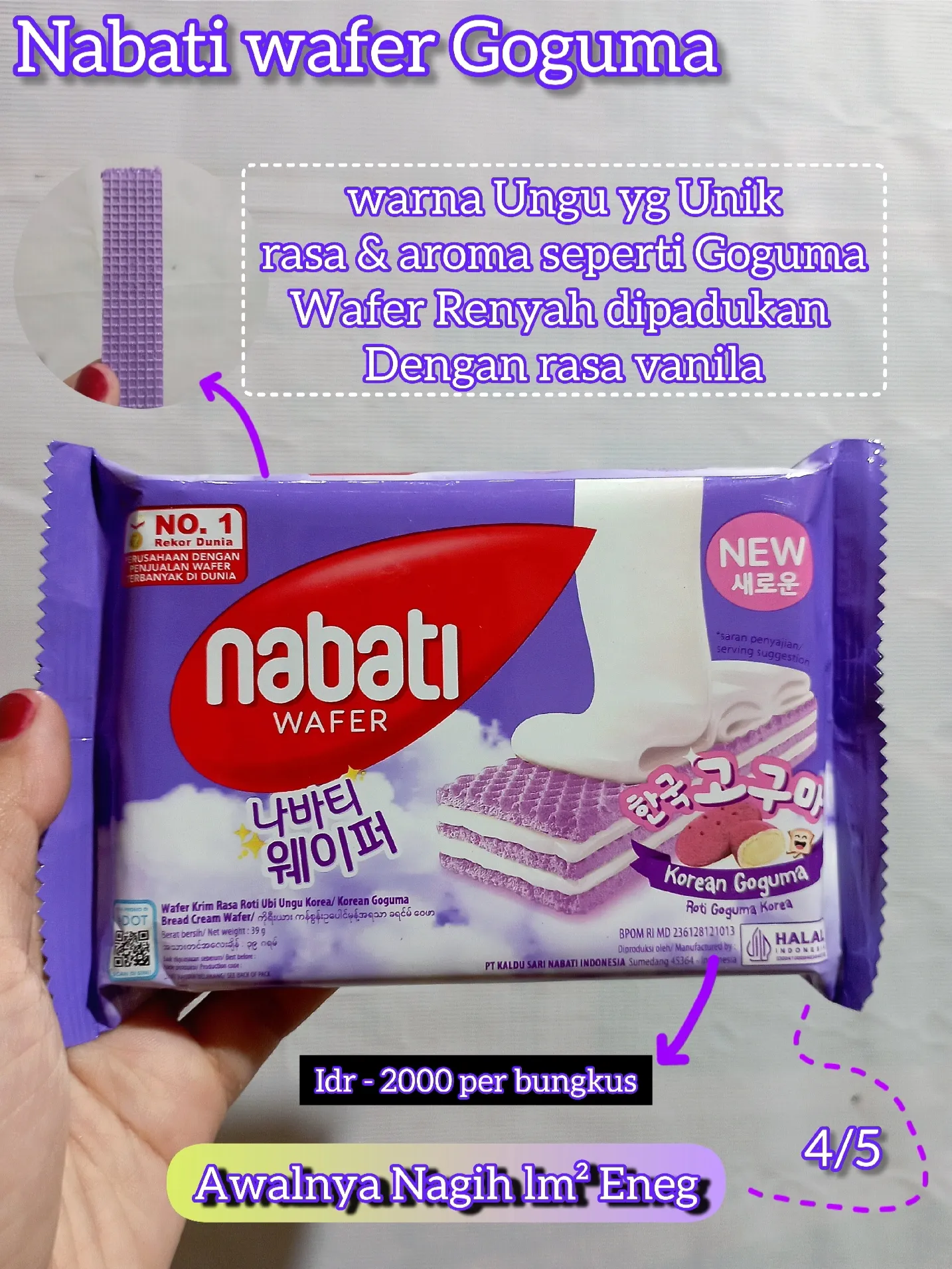 Nabati, Korean Goguma | Galeri diposting oleh El_01 | Lemon8