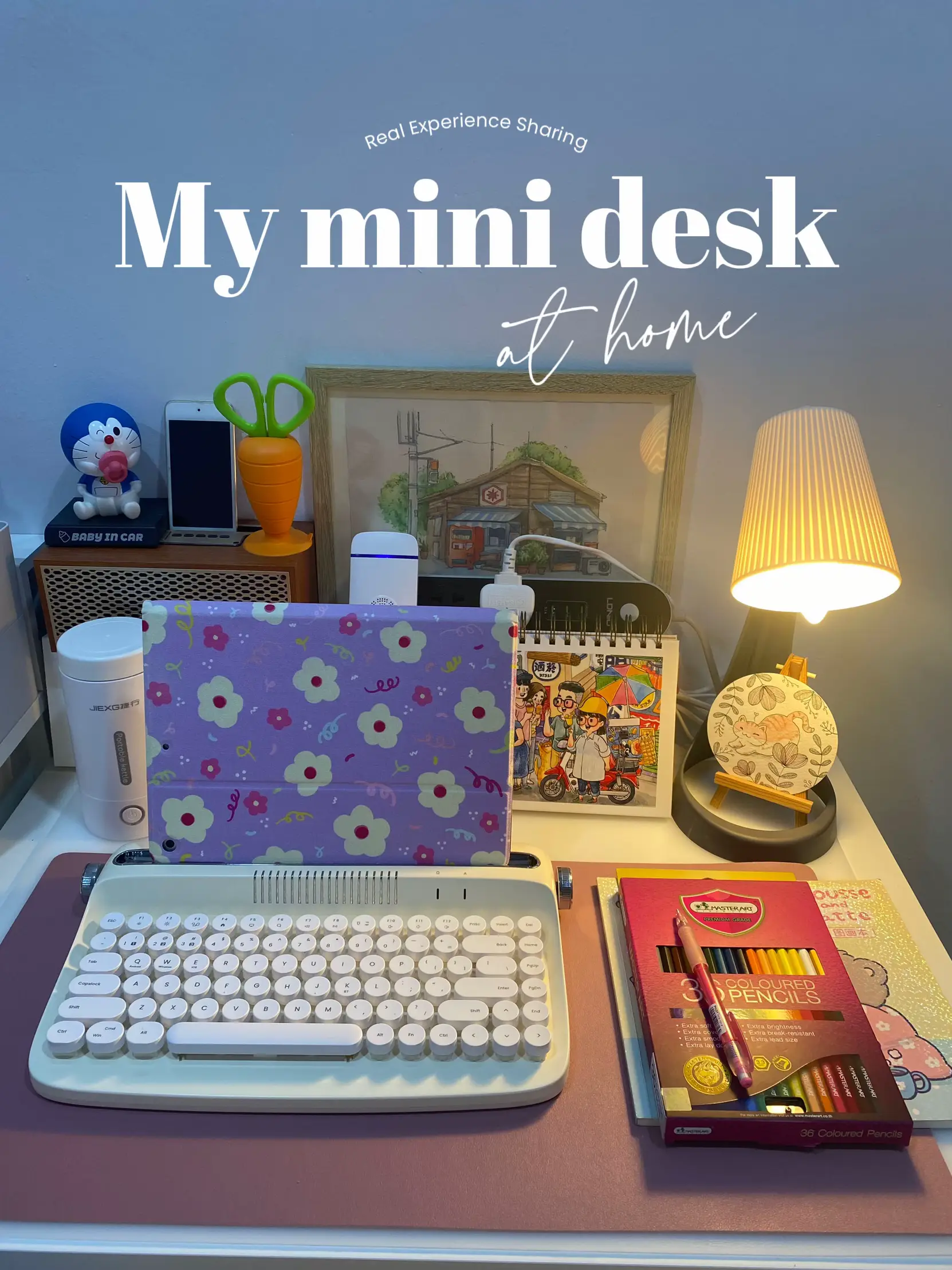 My mini desk @ home | แกลเลอรีที่โพสต์โดย Miss Tonks | Lemon8
