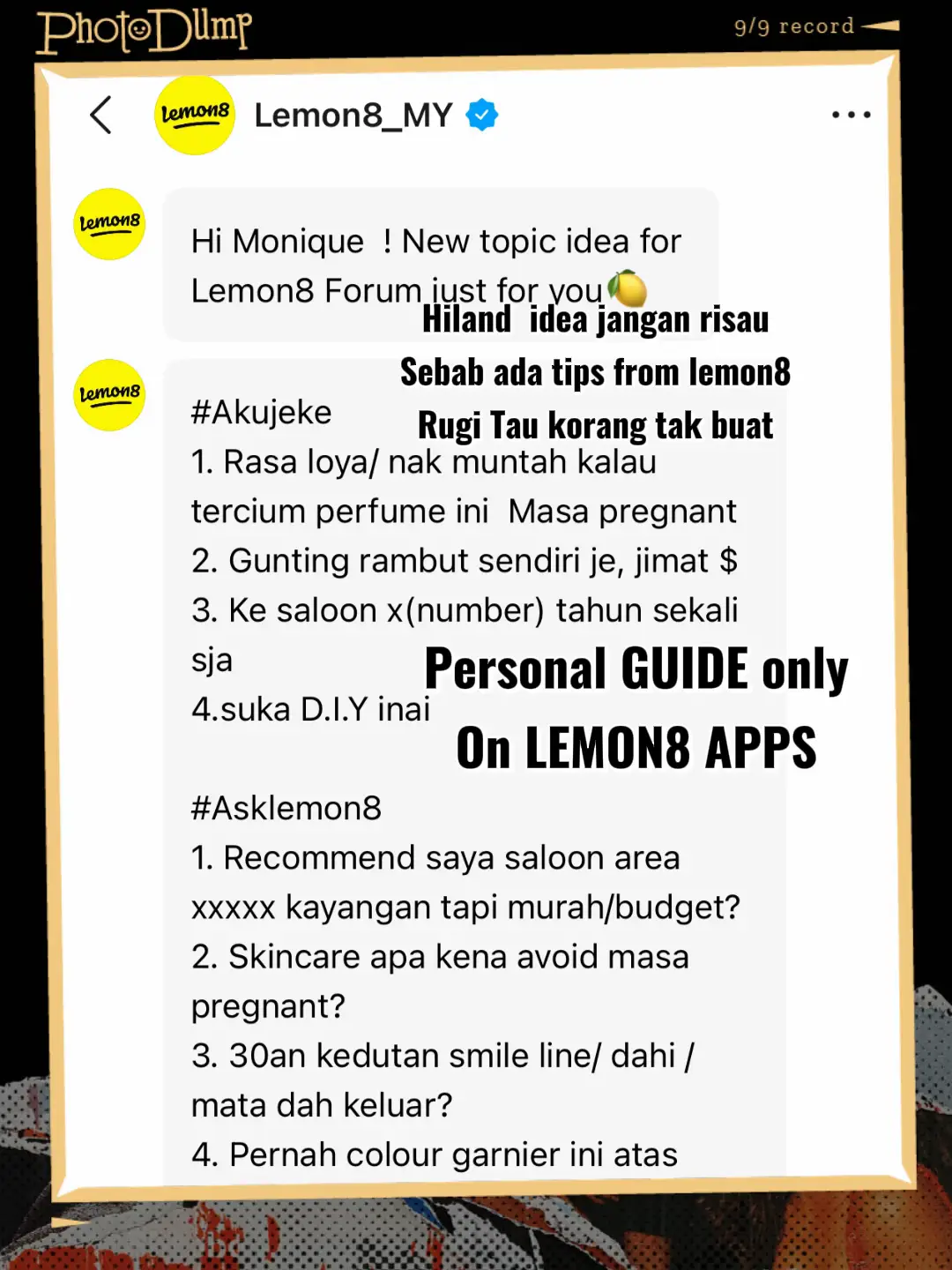 CARA JANA INCOME DENGAN LEMON8 | Galeri disiarkan oleh Monique | Lemon8