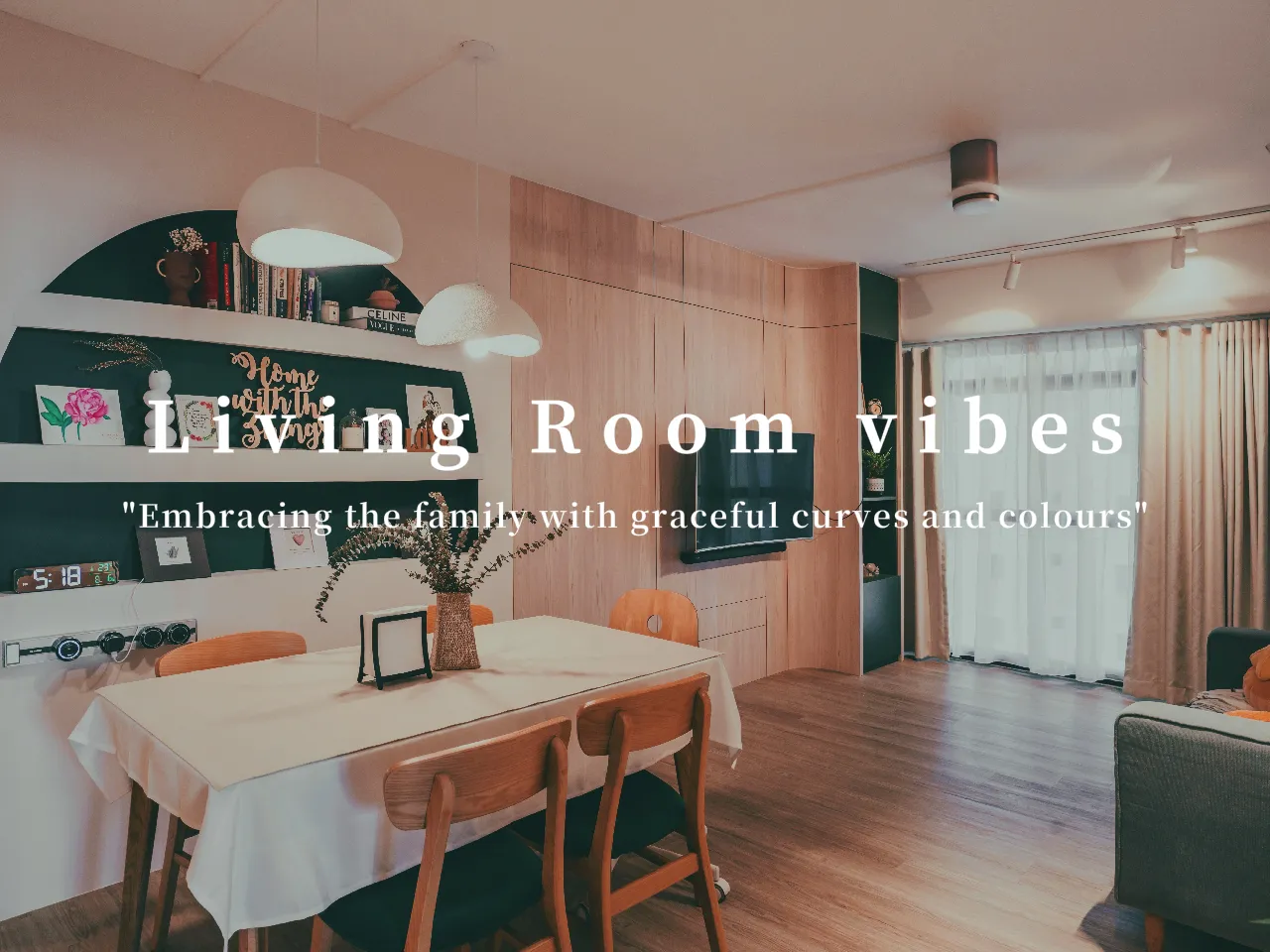 Living Room vibes- Graceful curves and elements | Gallery posted by ...