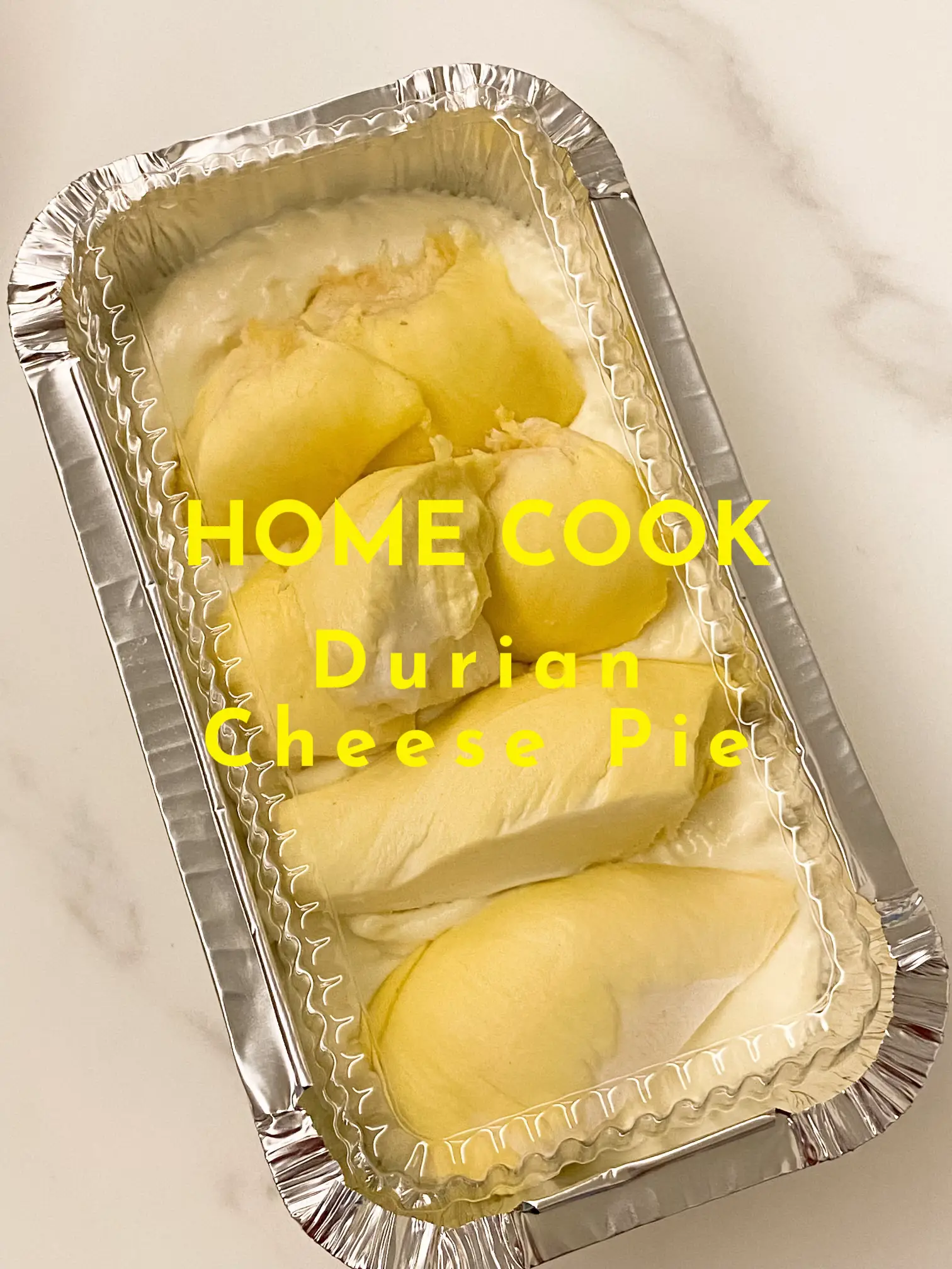 Durian Cheese Pie | วิดีโอที่เผยแพร่โดย Pornsuda | Lemon8