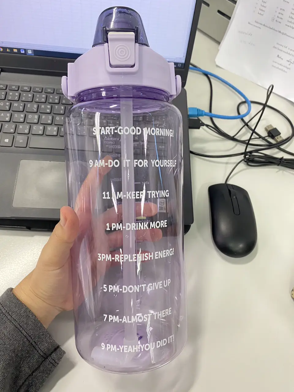 ขวดบังคับดื่มน้ำ | แกลเลอรีที่โพสต์โดย Anyarin | Lemon8