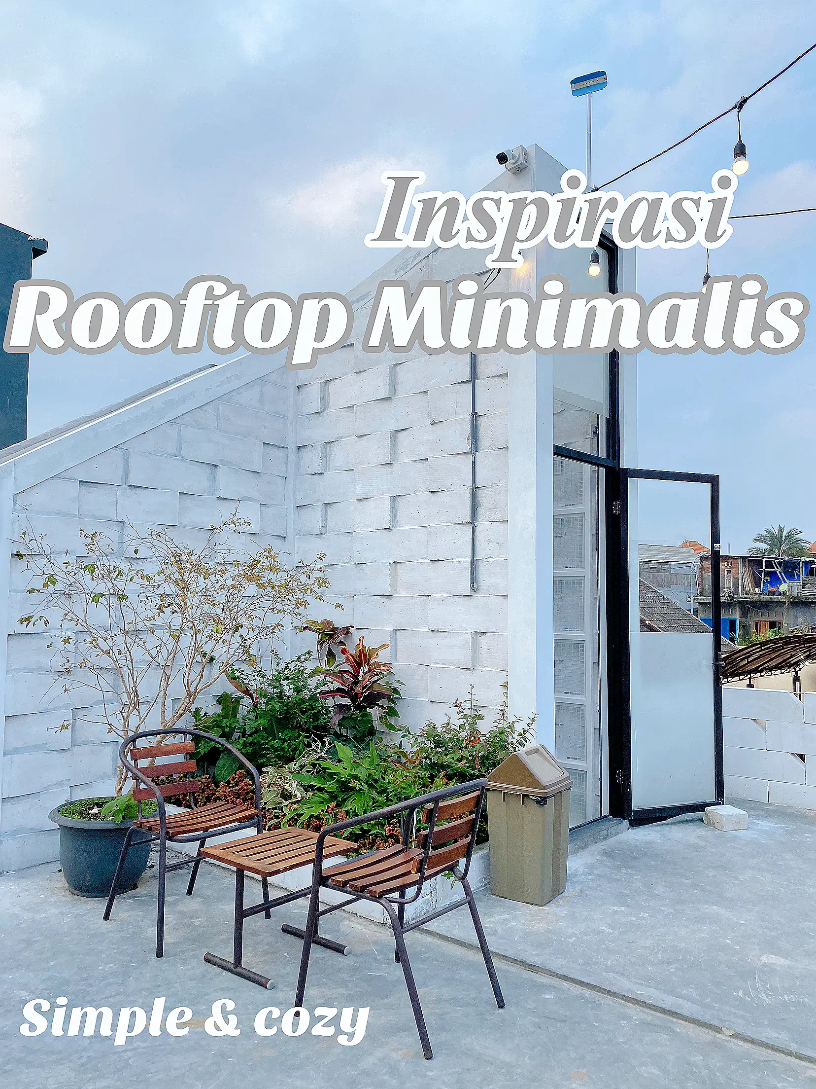 Rooftop minimalis juga bisa cakep gini | Galeri diposting oleh ...