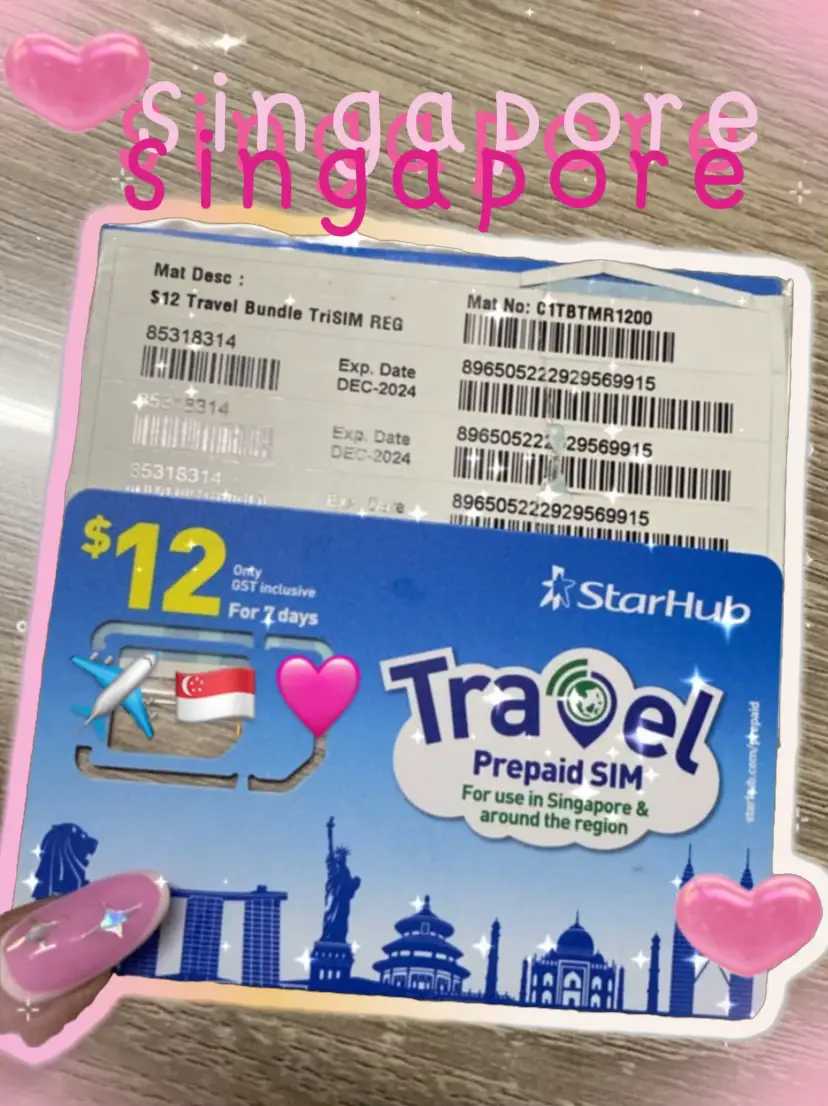 Singapore ใช้ SIM CARD อะไรดี | แกลเลอรีที่โพสต์โดย imdream | Lemon8