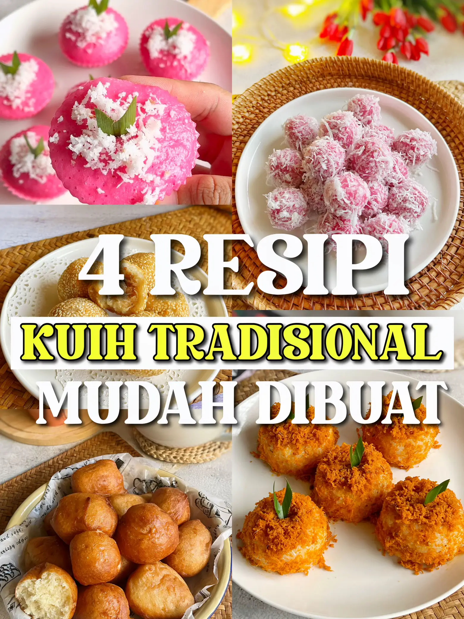 Koleksi 4 Resipi Kuih Tradisional Mudah Dibuat | Galeri disiarkan oleh ...