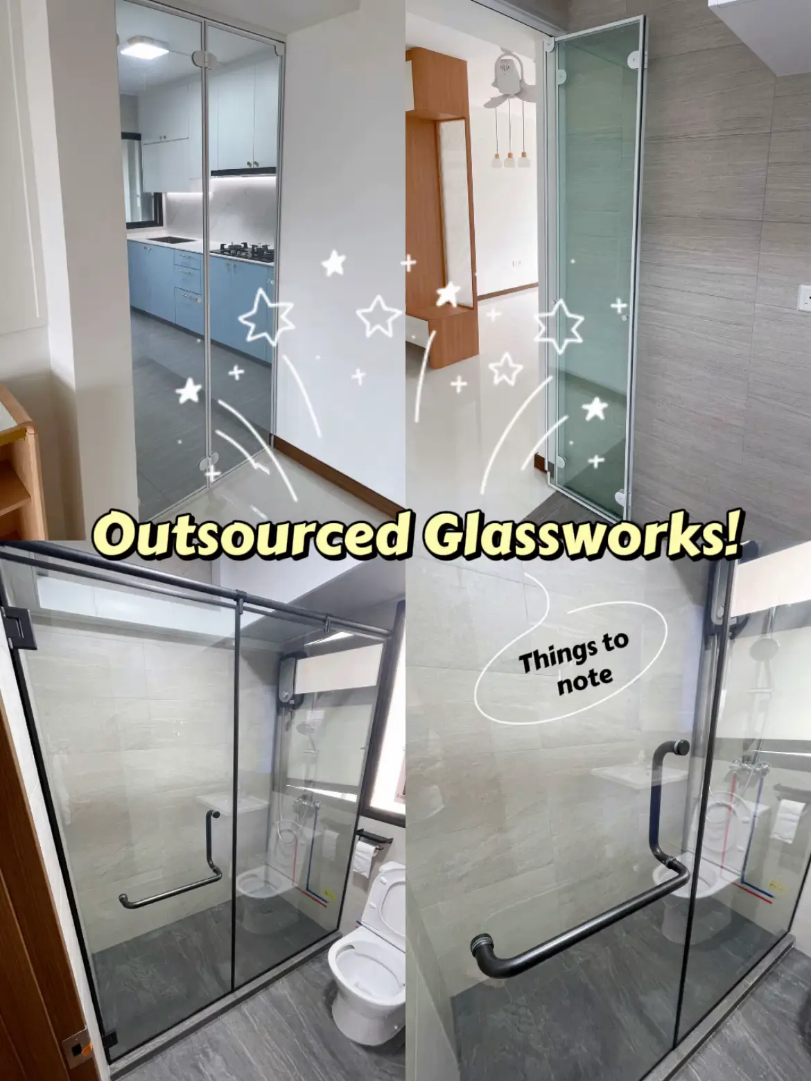 Outsourced vendor for reno glass works! | Video published by OurBTOhome 🏡 | Lemon8