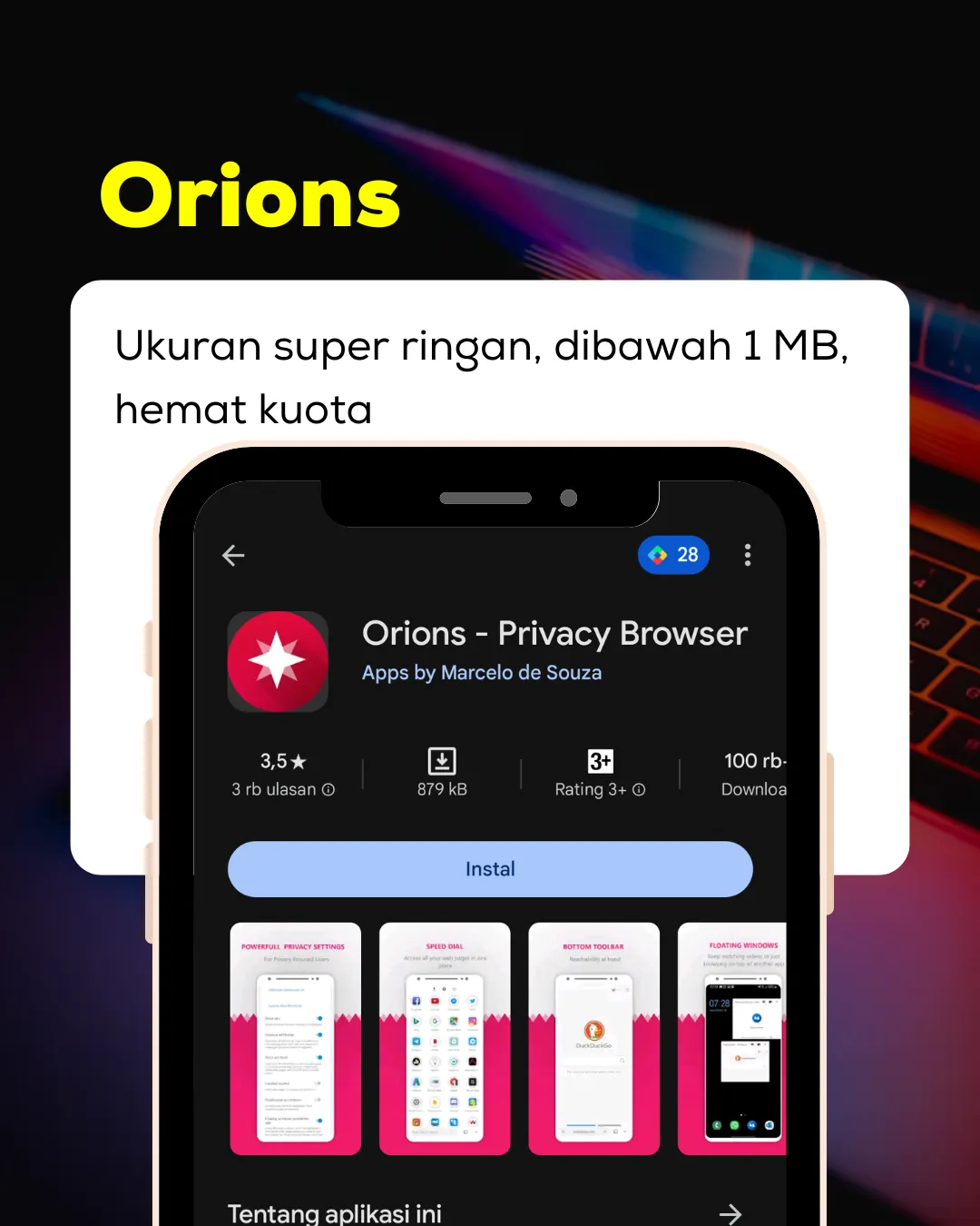 5 Browser ringan buat hp kentang | Galeri diposting oleh Pasartela ...