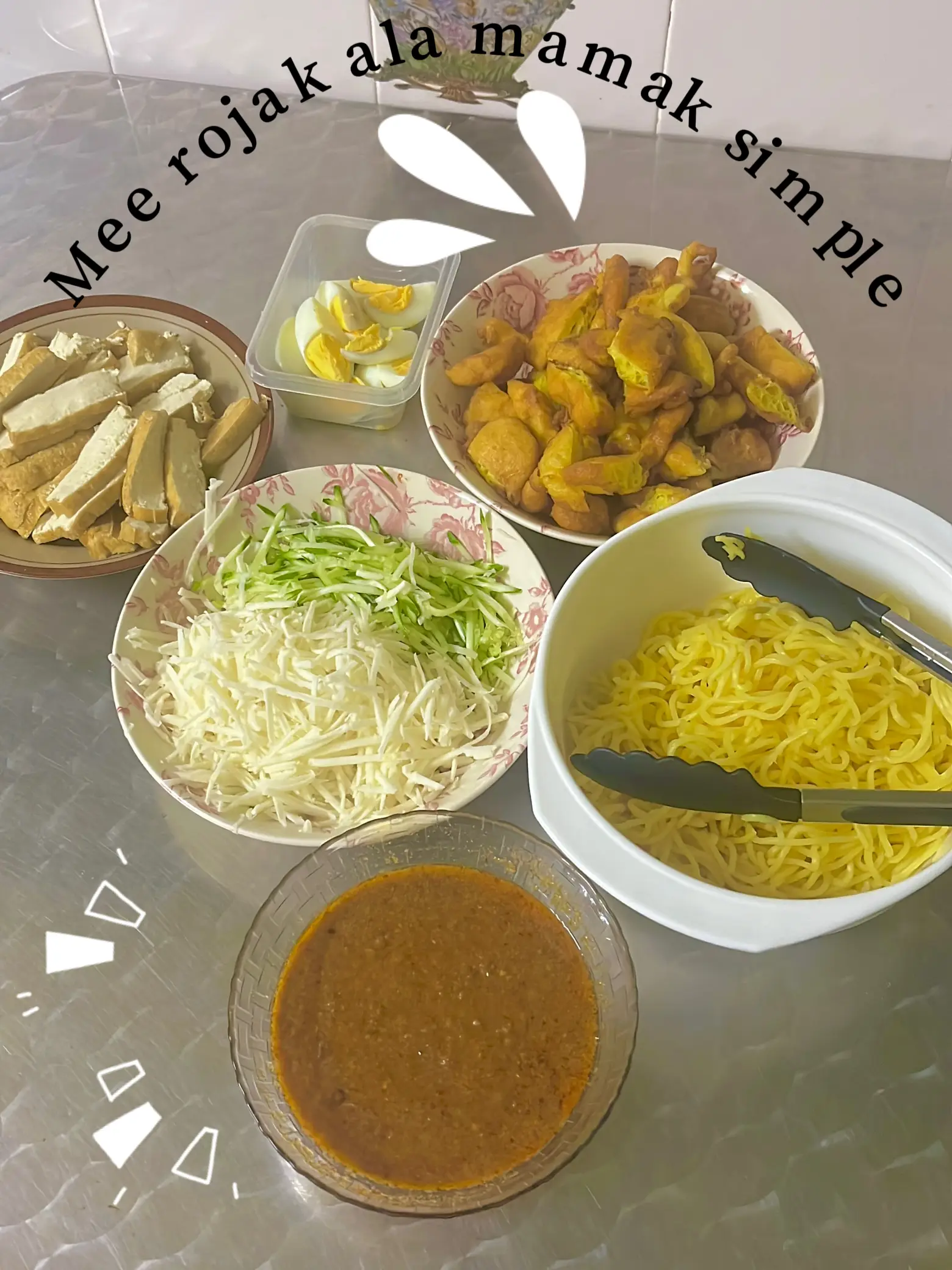 Mee rojak ala mamak simple | Galeri disiarkan oleh مرليندا إدريس🌸 | Lemon8