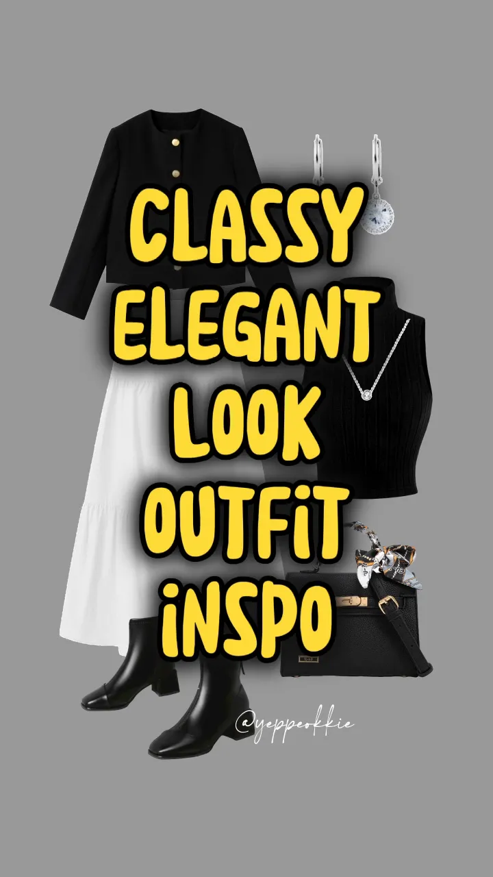 OUTFIT INSPO: CLASSY ELEGANT LOOK | Video dipublikasikan oleh POKKI 🍫 ...