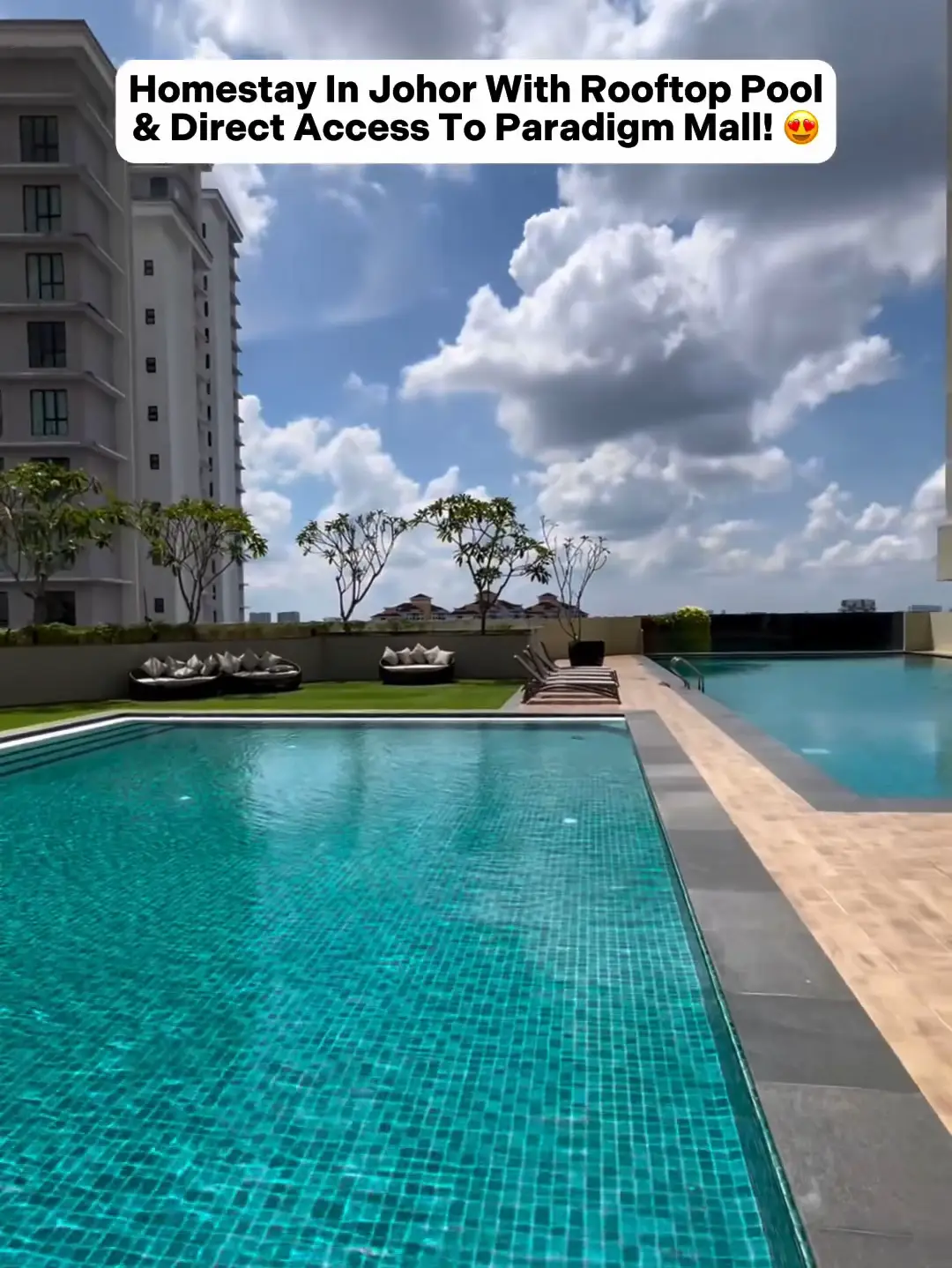 Johor Homestay with Pool & access to Paradigm Mall | Video diterbitkan ...