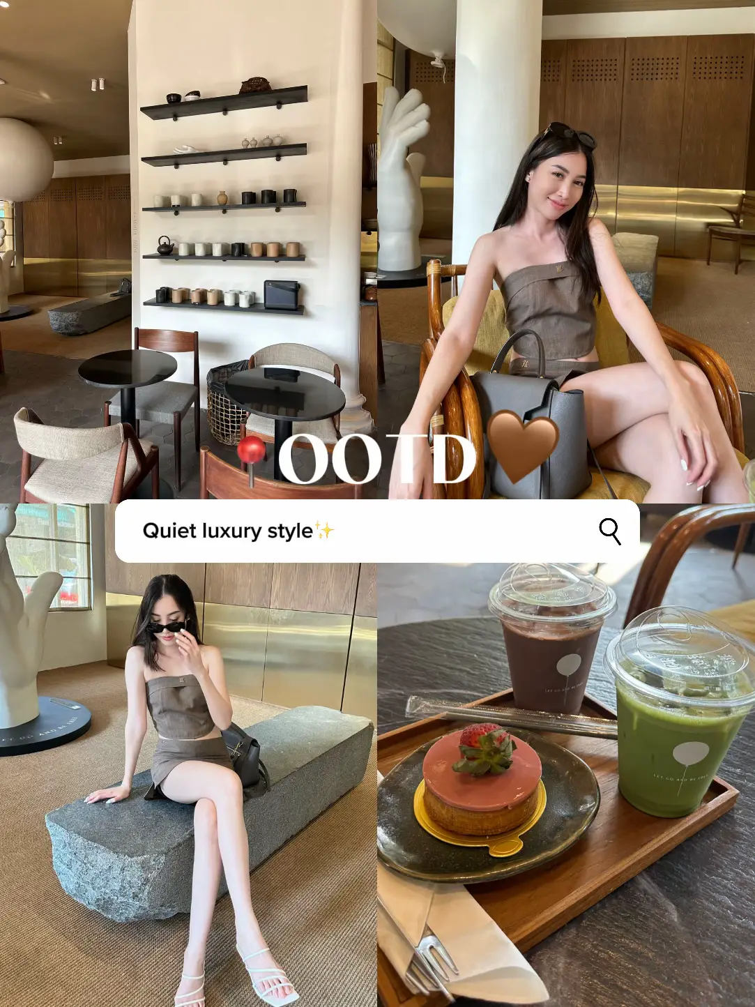 OOTD : แต่งตัวคุมโทนไปคาเฟ่🧸 | แกลเลอรีที่โพสต์โดย MYFEMI | Lemon8