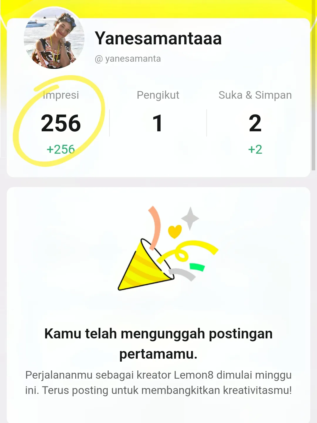 Sebulan Jadi Konten Creator di Lemon8 | Galeri diposting oleh Yanesamantaaa | Lemon8
