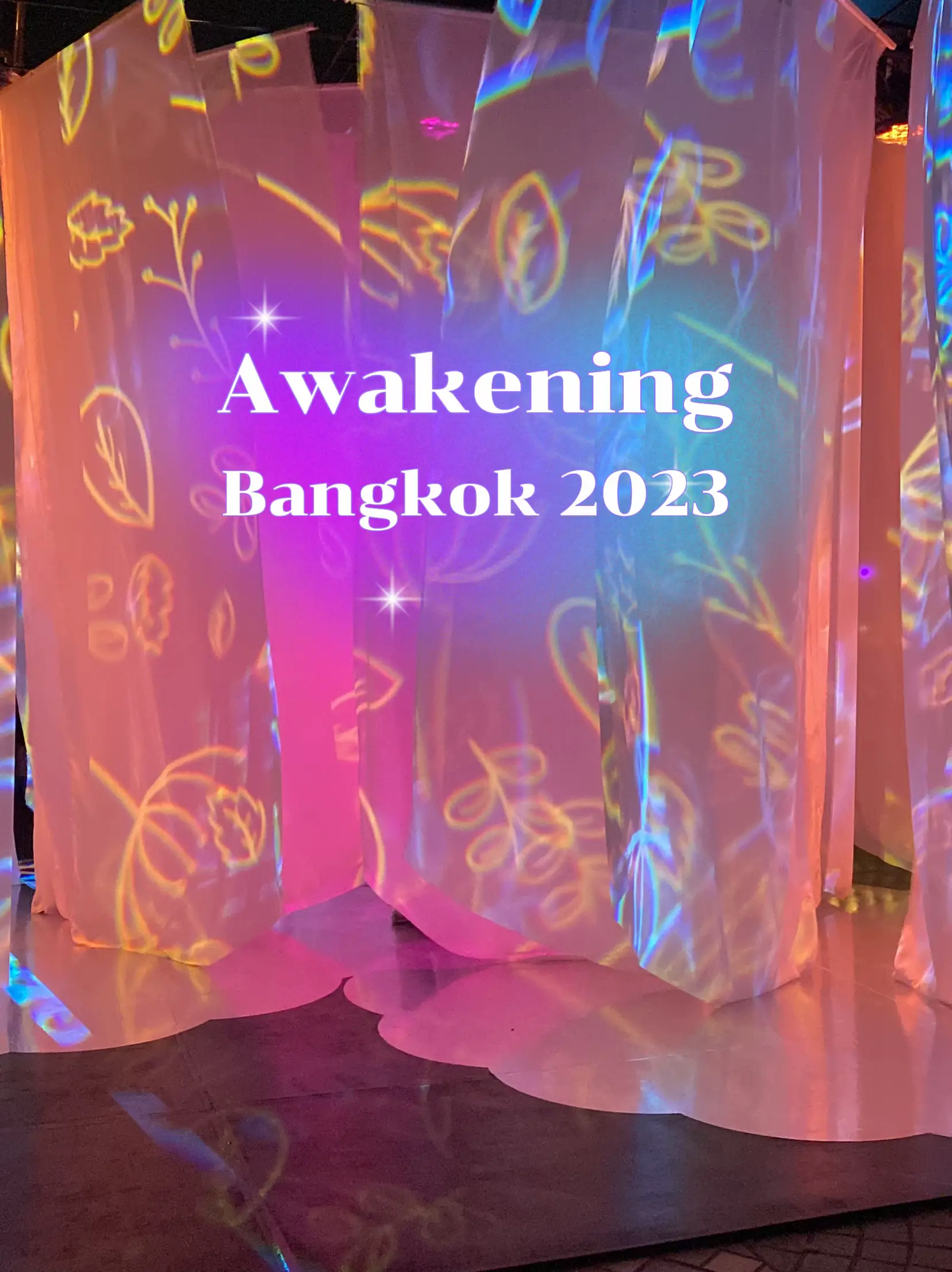 เดินงานไฟ Awakening Bangkok 2023 | แกลเลอรีที่โพสต์โดย Natcha Iswn | Lemon8