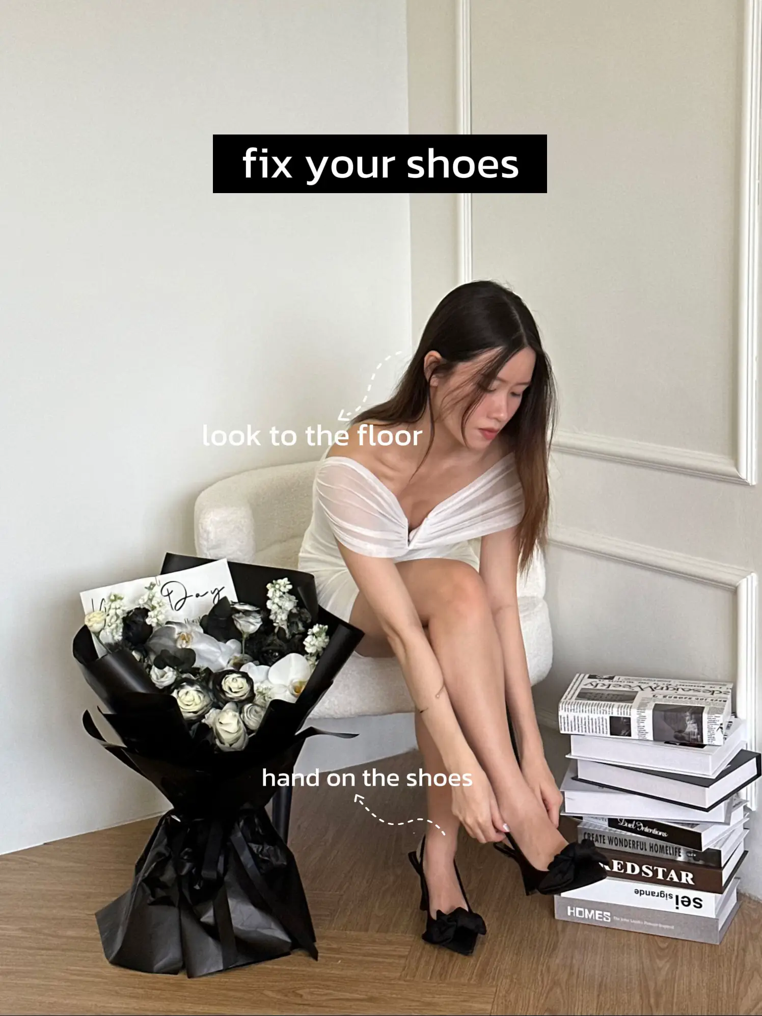 Easy & Aesthetic sitting pose for non-photogenic 📸 | Galeri disiarkan oleh Rebecca | Lemon8