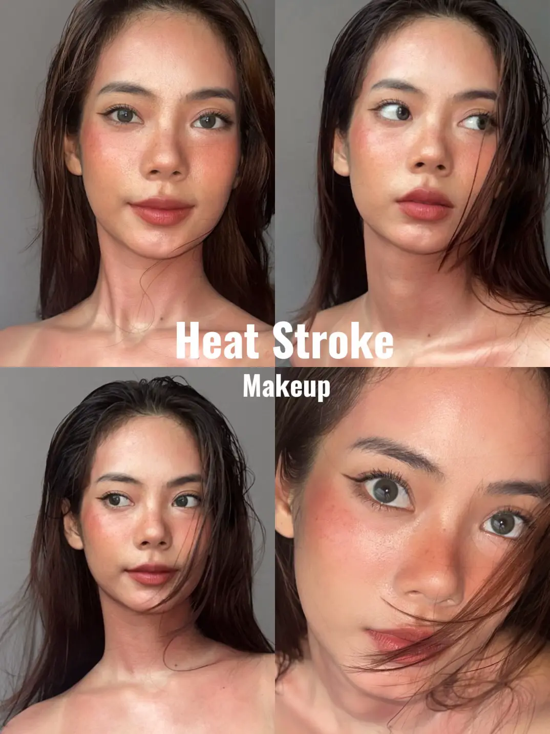 Heat Stroke Makeup 🔥 | แกลเลอรีที่โพสต์โดย Medsai | Lemon8