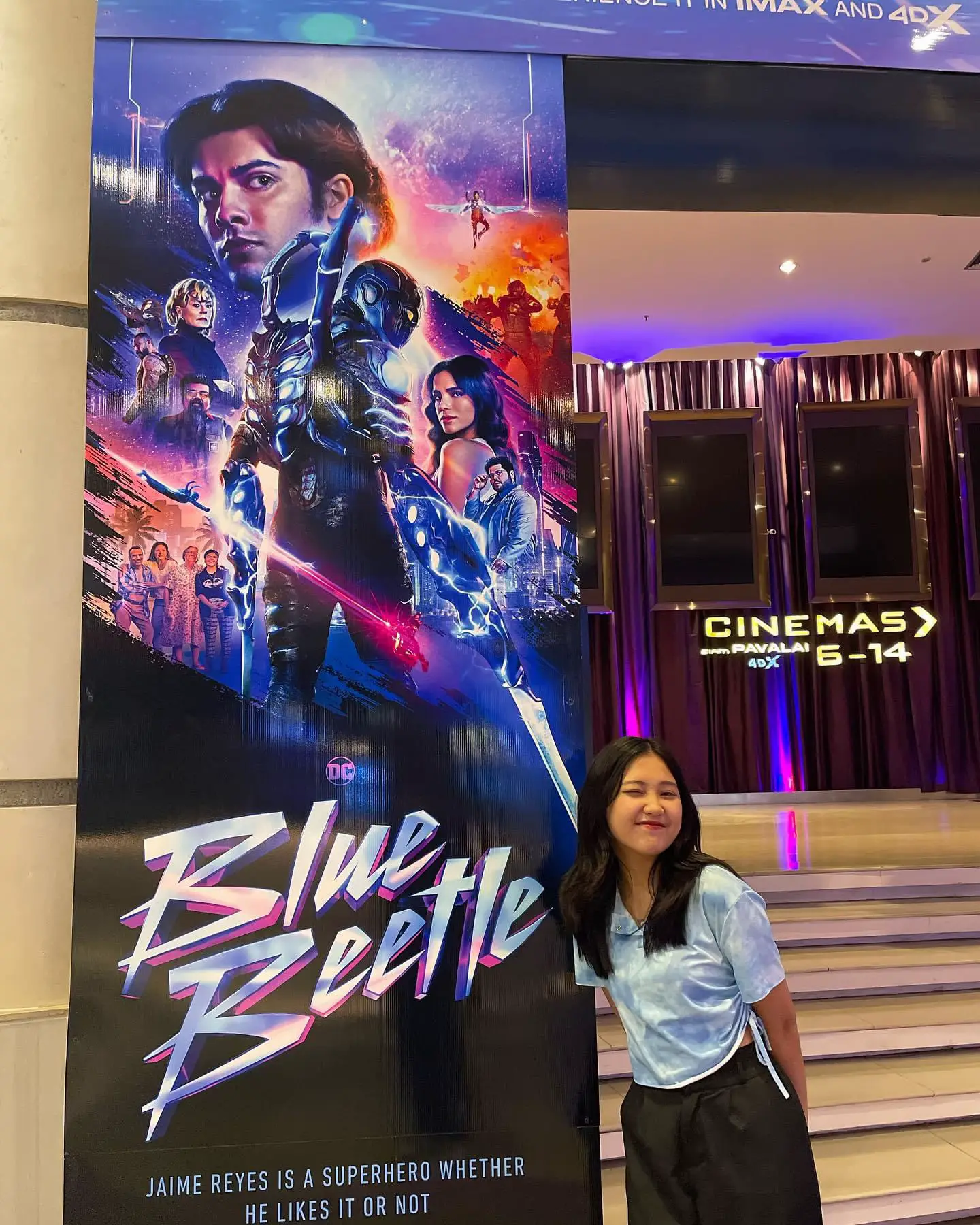 รีวิว การดูimaxครั้งแรก กับเรื่องBlue beetle | แกลเลอรีที่โพสต์โดย Thanchanok | Lemon8