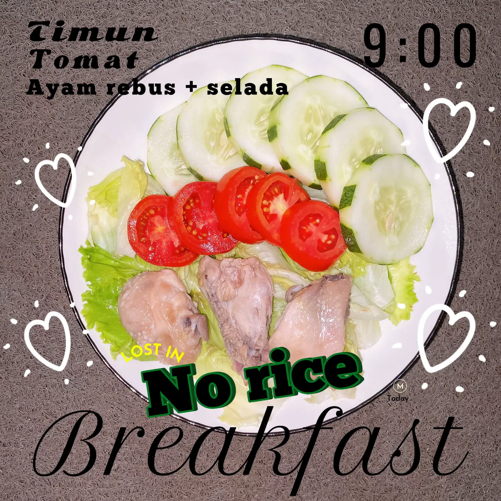 Breakfast today 09:00 | Galeri diposting oleh Irma Ayu🦩 | Lemon8
