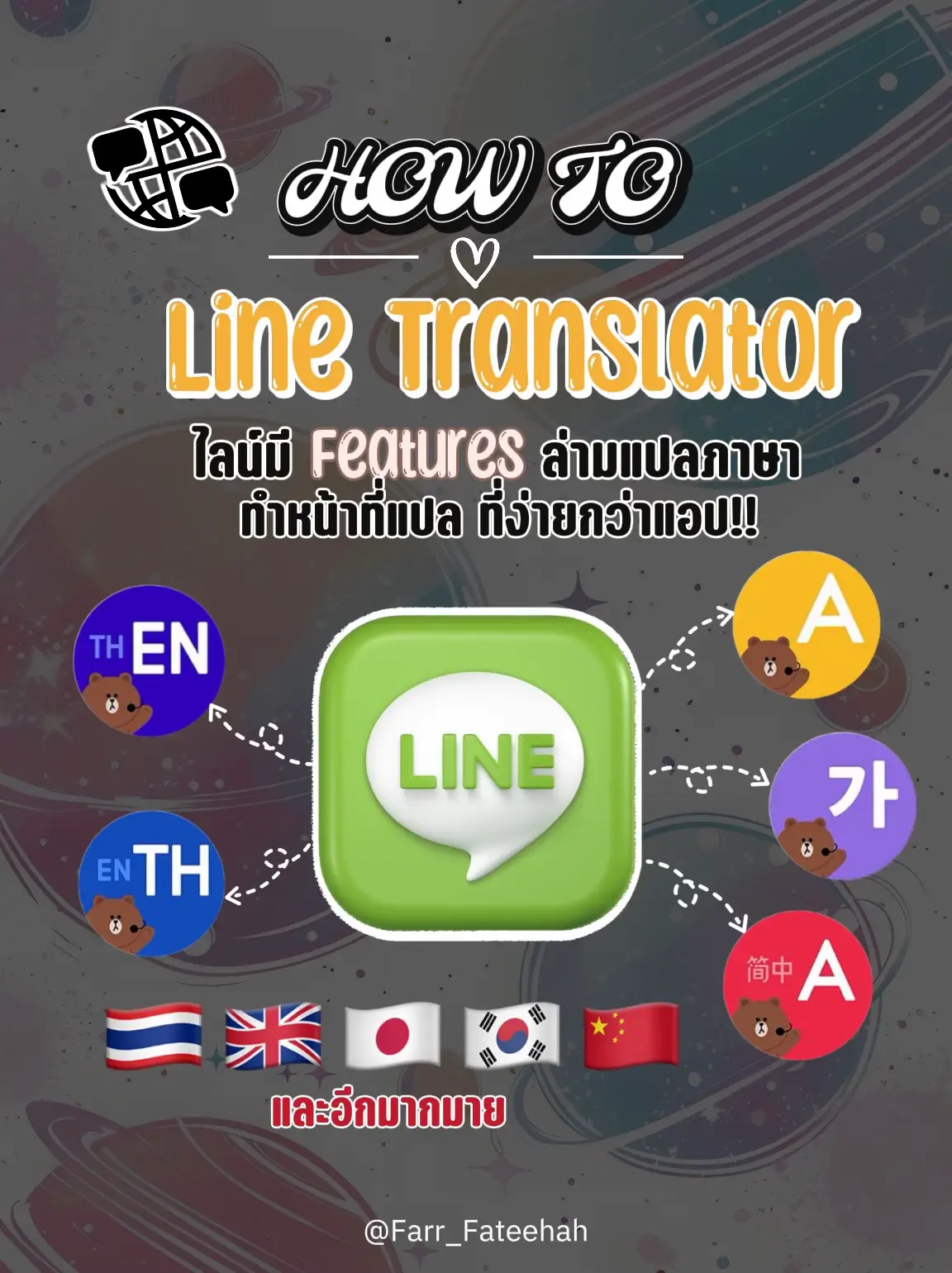 ทำไมเพิ่งรู้? 🍋 App Line มีล่ามแปลภาษาด้วยหรอเนี่ย?🇰🇷🇨🇳🇹🇭🇺🇸 | แกลเลอรี ...