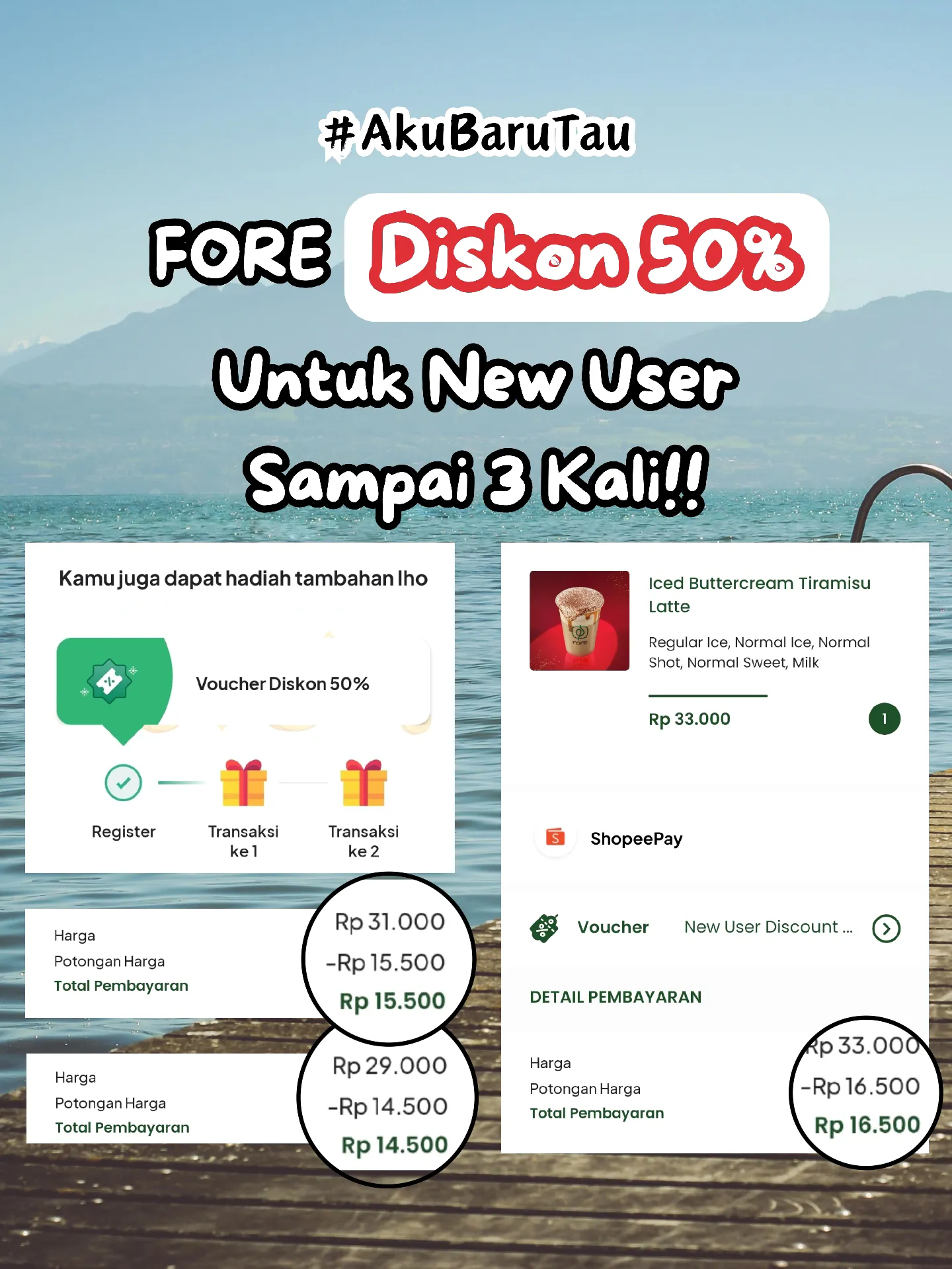 BELI FORE COFFEE DISKON 50% SAMPAI 3 KALI ?! 😍 | Galeri diposting oleh LEN | Lemon8