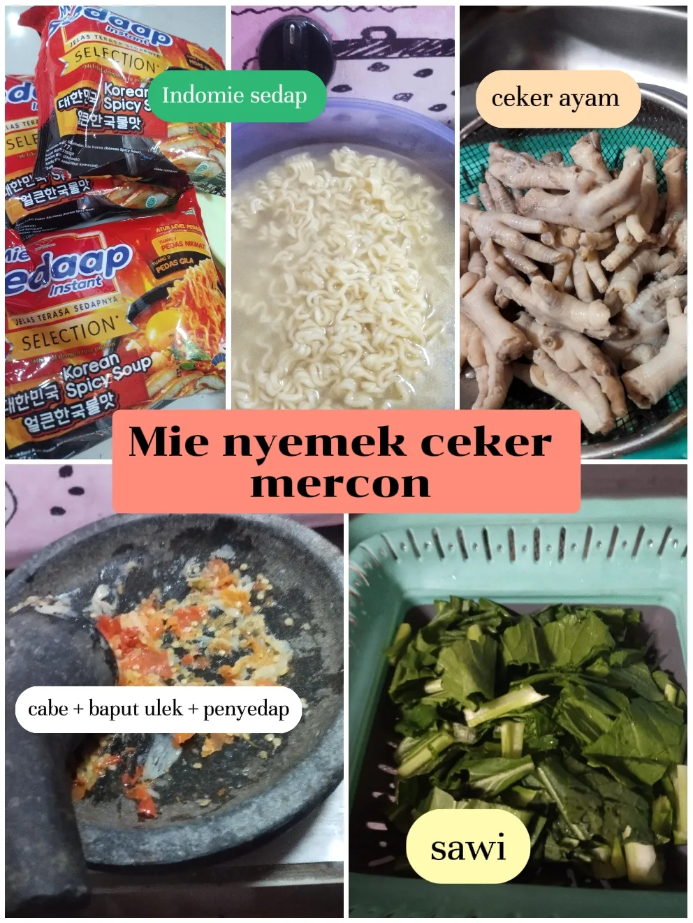 Mie nyemek ceker mercon | Galeri diposting oleh AmahNZ | Lemon8
