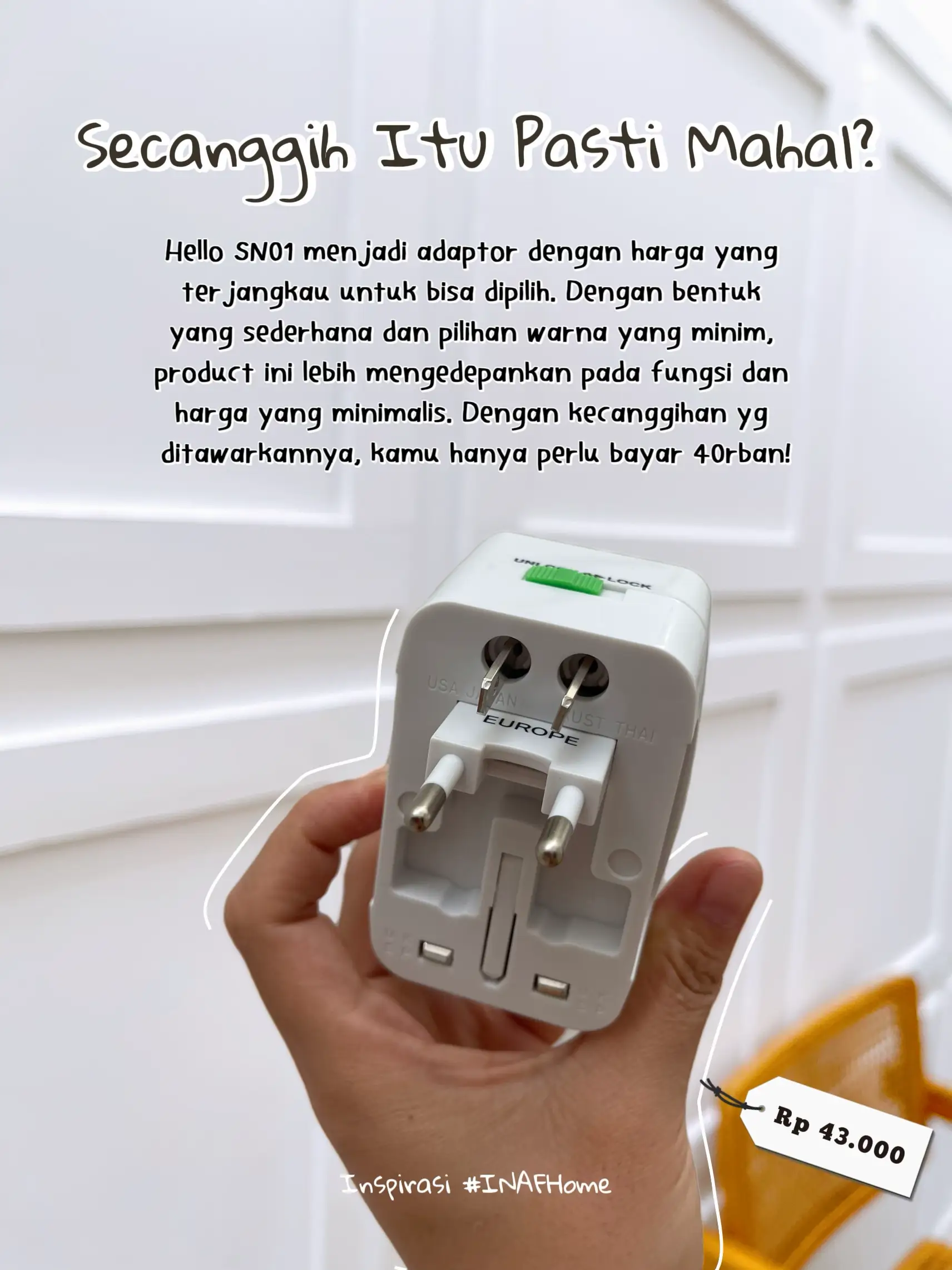 Universal Adaptor 150 Negara Harga Bercanda | Galeri diposting oleh ...