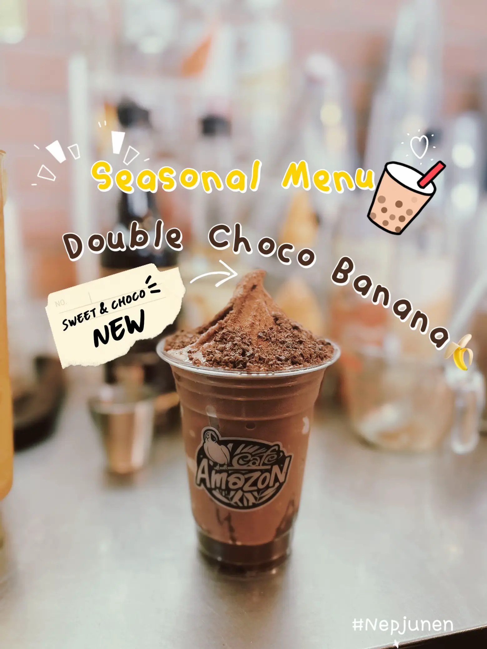 Double Choco Banana🍌 & Iced Coffee Tiramisu | แกลเลอรีที่โพสต์โดย 【ツ ...