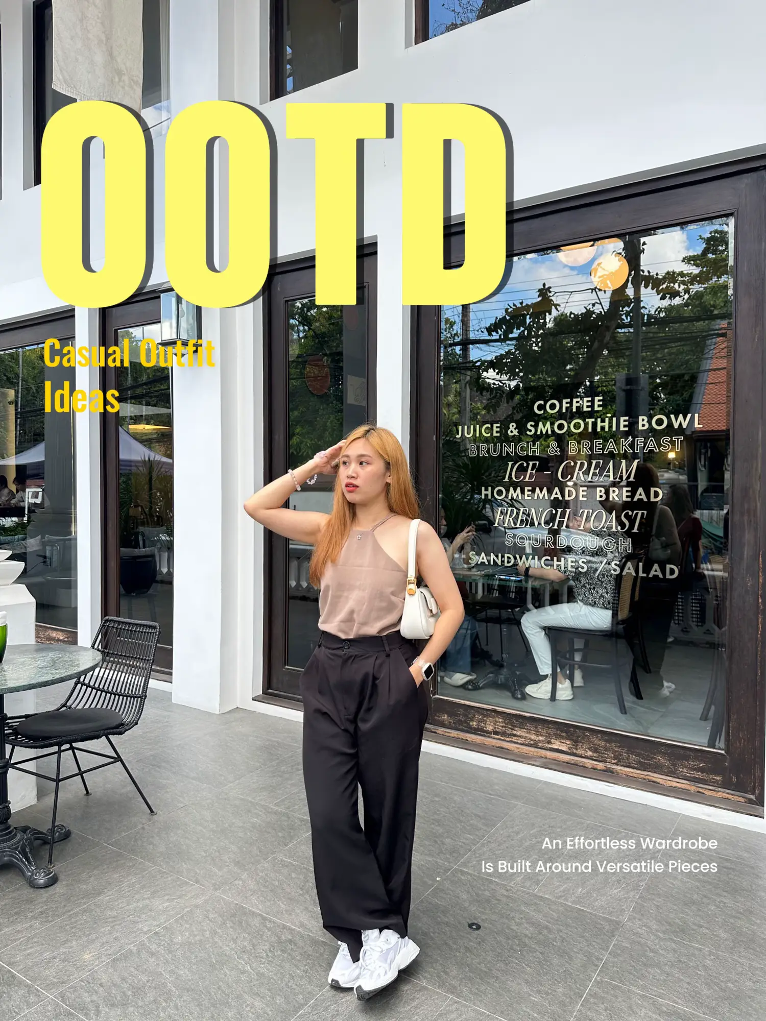OOTD Cafe with Favorite Pants🥰 | Gallery posted by PStta | Lemon8