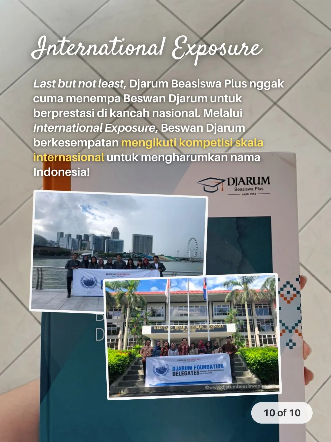 Beasiswa Djarum nggak cuma kasih duit loh! | Galeri diposting oleh ...
