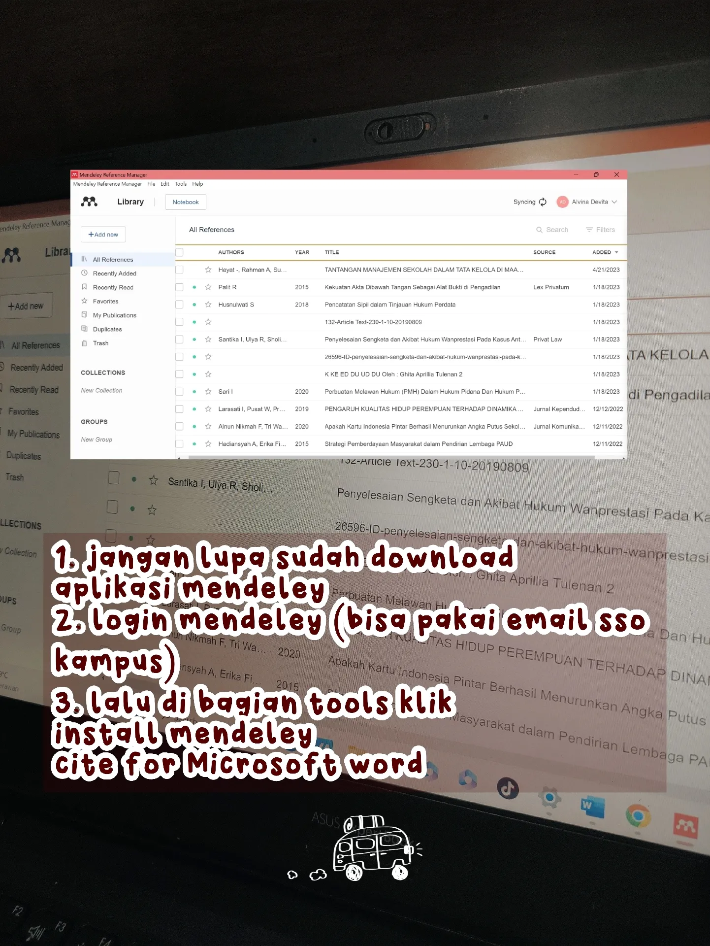 Cara Menggunakan Mendeley Di Google Docs - Pencarian Lemon8