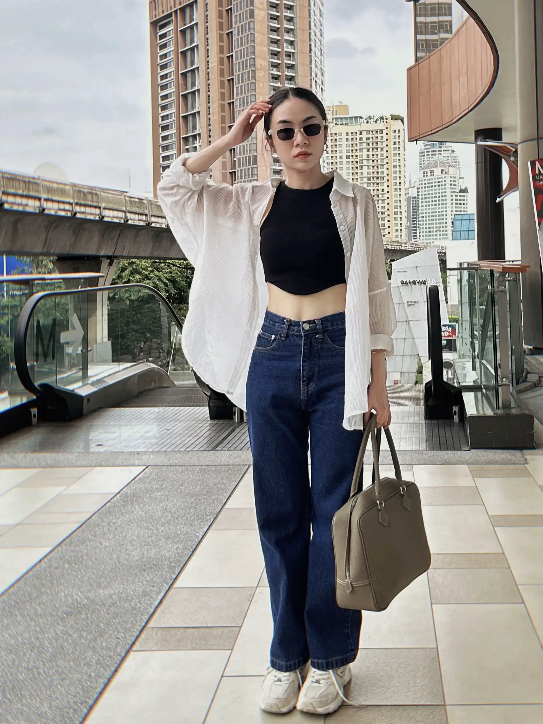 OOTD | DENIMS OUTFIT IDEAS 2024 👖☔️ | แกลเลอรีที่โพสต์โดย แจน‘ยัวรี่ | Lemon8