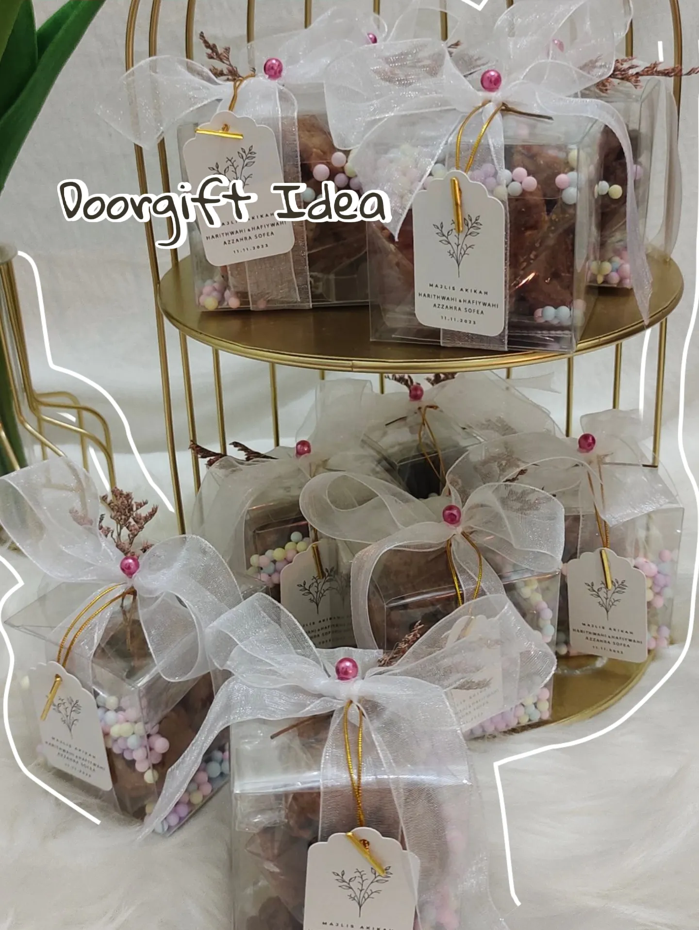 Idea DOORGIFT untuk bakal pengantin | Galeri disiarkan oleh Butter Sugar | Lemon8
