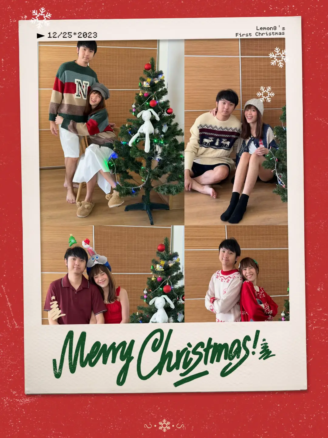 ไอเดียแต่งตัว X'Mas คู่กับแฟน 🎄🎅🏻 | แกลเลอรีที่โพสต์โดย Bo Anunya 🩵🫁 ...