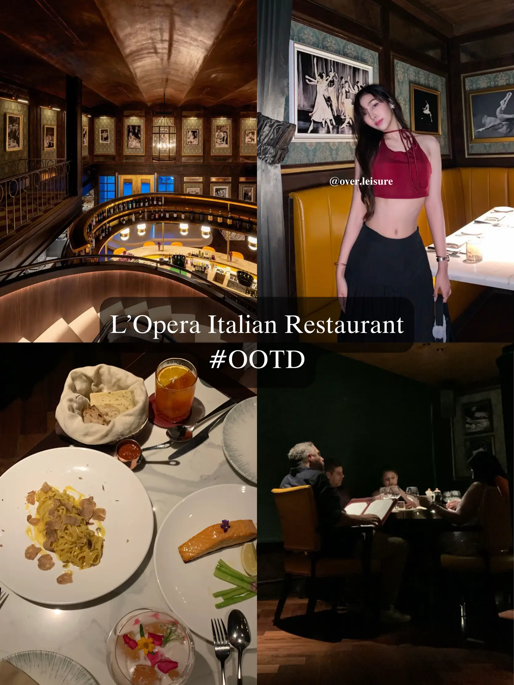 L’Opera Italian Restaurant🥂 แต่งตัวไปดินเนอร์ยังไง?👗🍇 | แกลเลอรีที่ ...