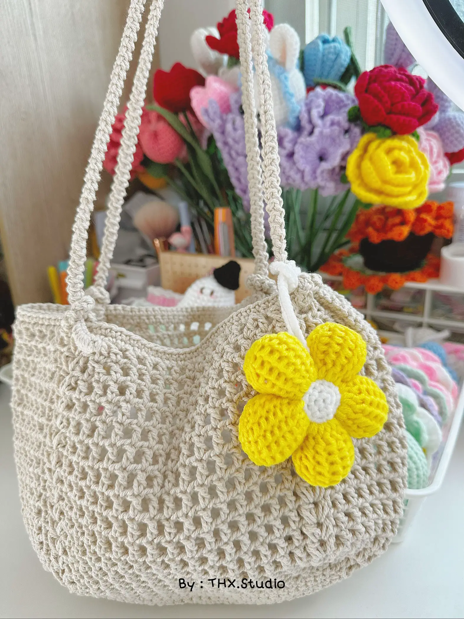 กระเป๋าเชือกฟอกนิ่มมินิมอล มินิใจ | แกลเลอรีที่โพสต์โดย THX.Studio | Lemon8