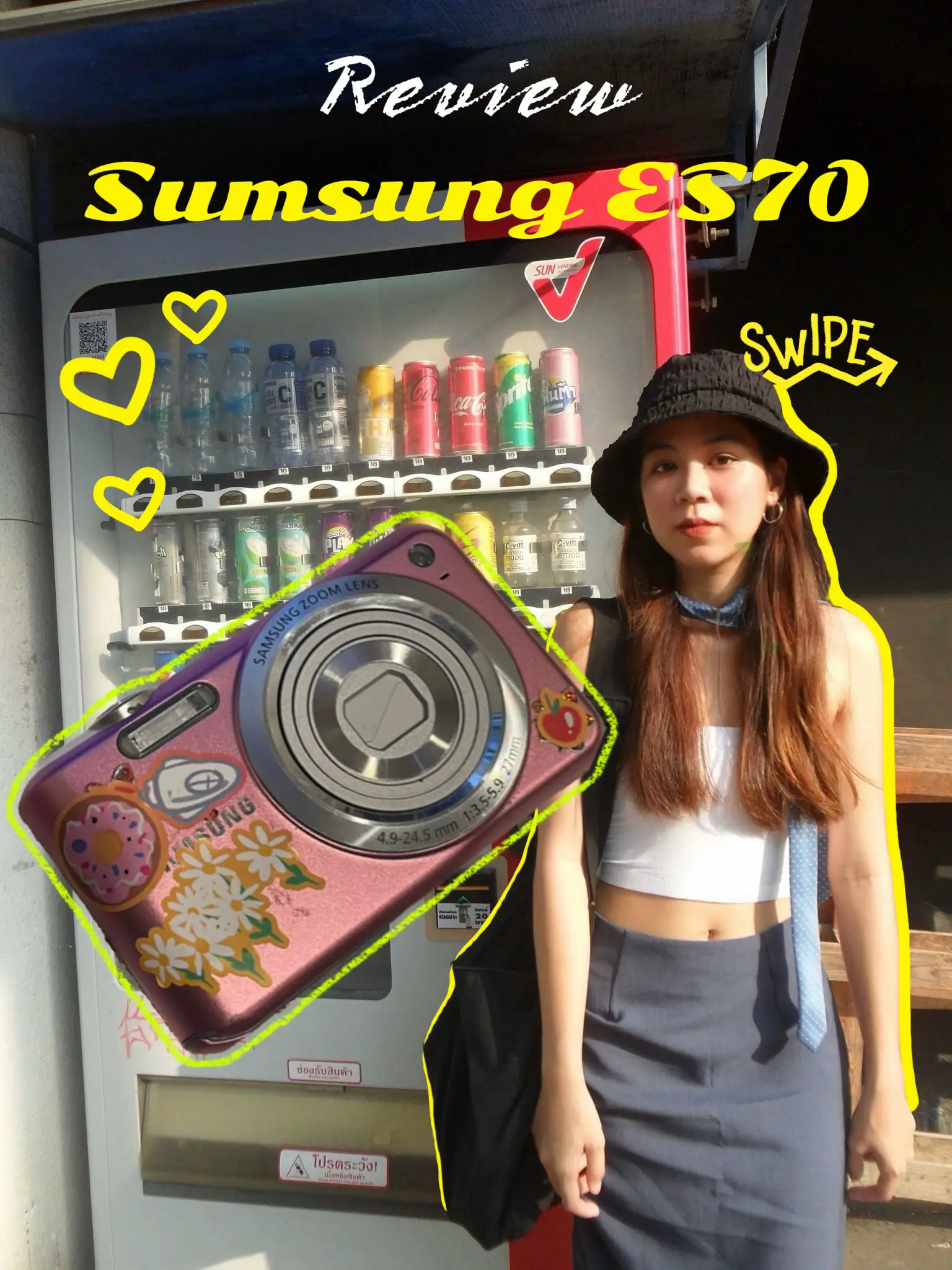 รีวิวกล้องดิจิตอลตัวจิ๋ว Samsung ES70 | แกลเลอรีที่โพสต์โดย ดูดวงเมคอะมูฟ | Lemon8