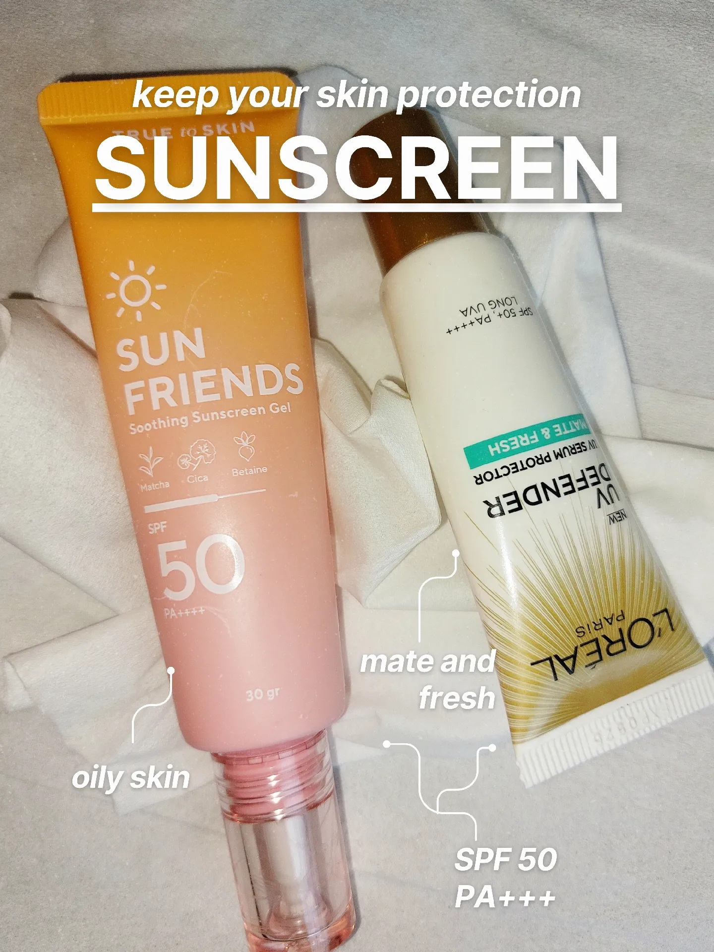 Sunscreen For Oily Skin | Galeri diposting oleh it's naya | Lemon8