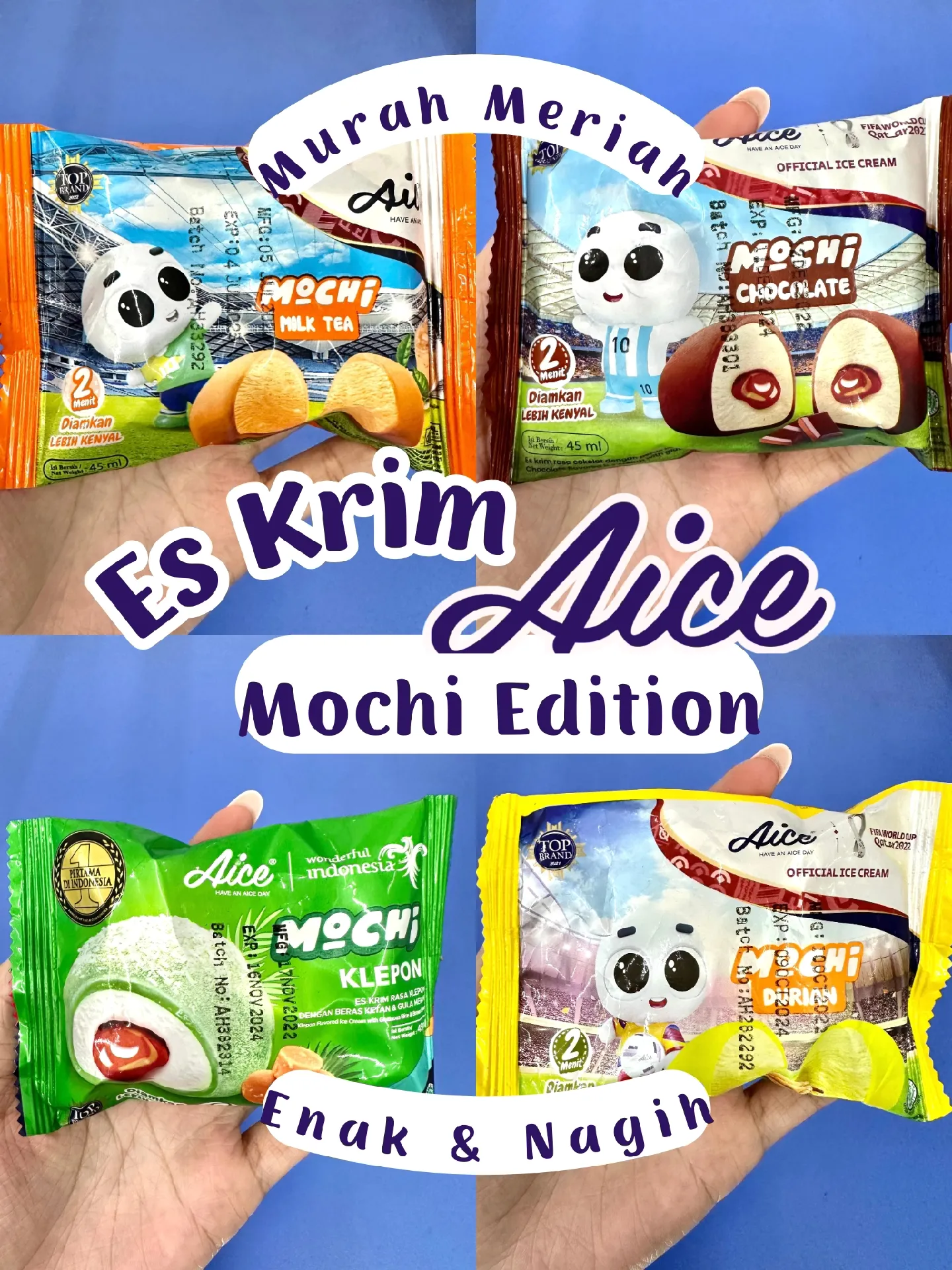 COBAIN ES KRIM AICE MOCHI RASA UNIK INI!😍 | Galeri disiarkan oleh Eat ...