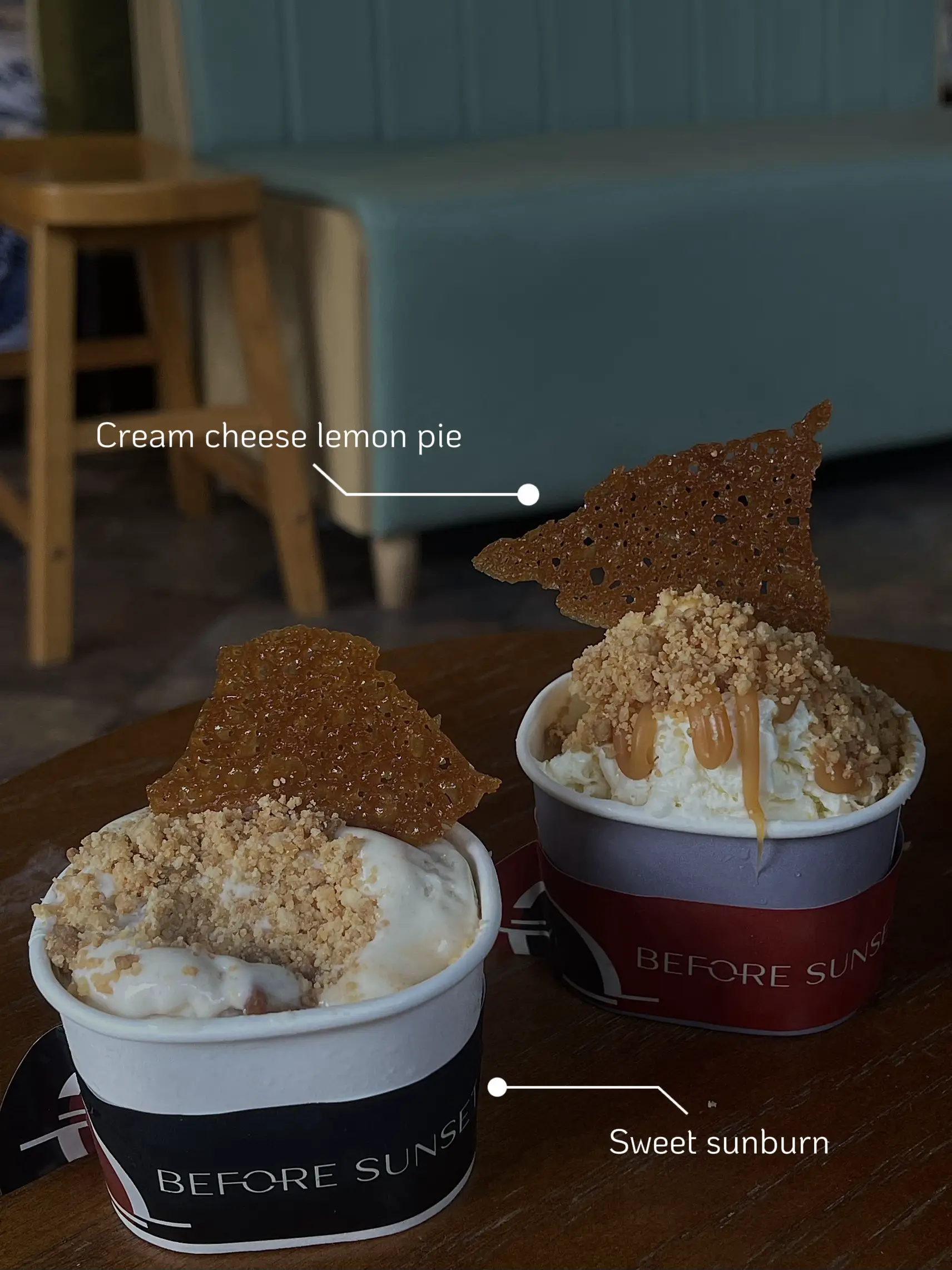 BEFORE SUNSET | ร้านไอศครีมโฮมเมดวิววัดอรุณฯ 🌅🤍🍋🍨 | แกลเลอรีที่โพสต์โดย ...