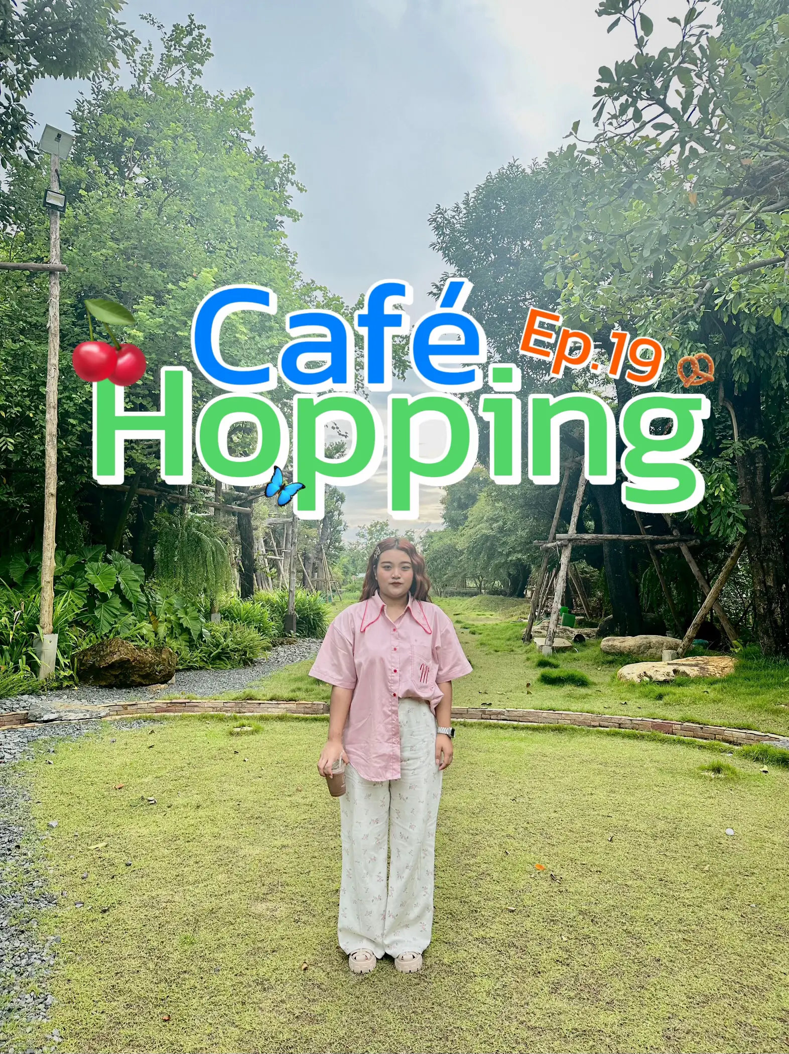 Café Hopping Ep.19 : Check In Khong Sam 🥨 🍒 | แกลเลอรีที่โพสต์โดย ณัฐตี้ชา | Lemon8