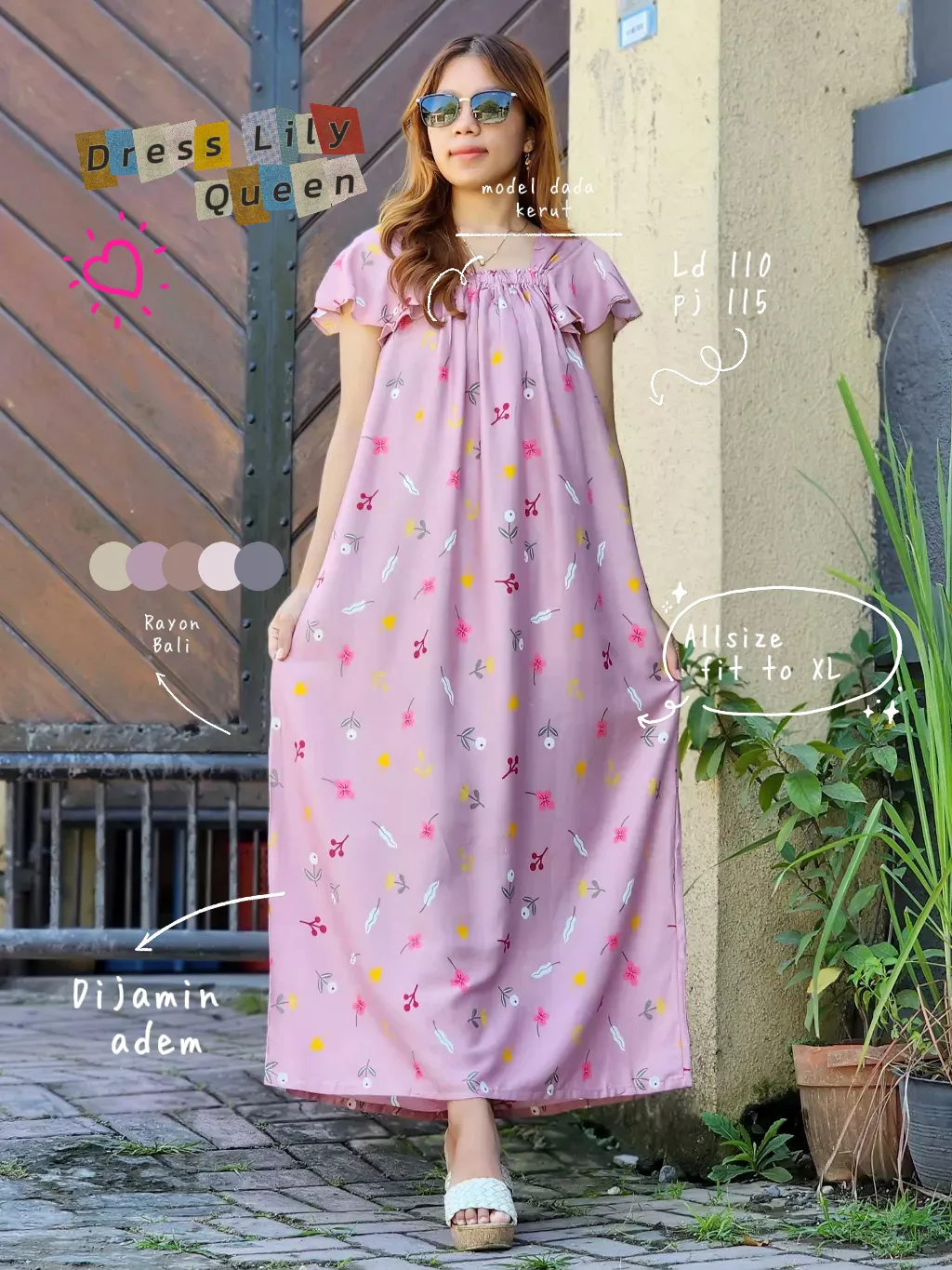 Daster Lily Queen | Galeri disiarkan oleh bunna EL | Lemon8