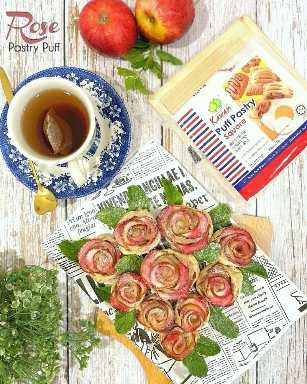 Rose Puff Pastry 🌹 | Gallery posted by zirah zahari | Lemon8