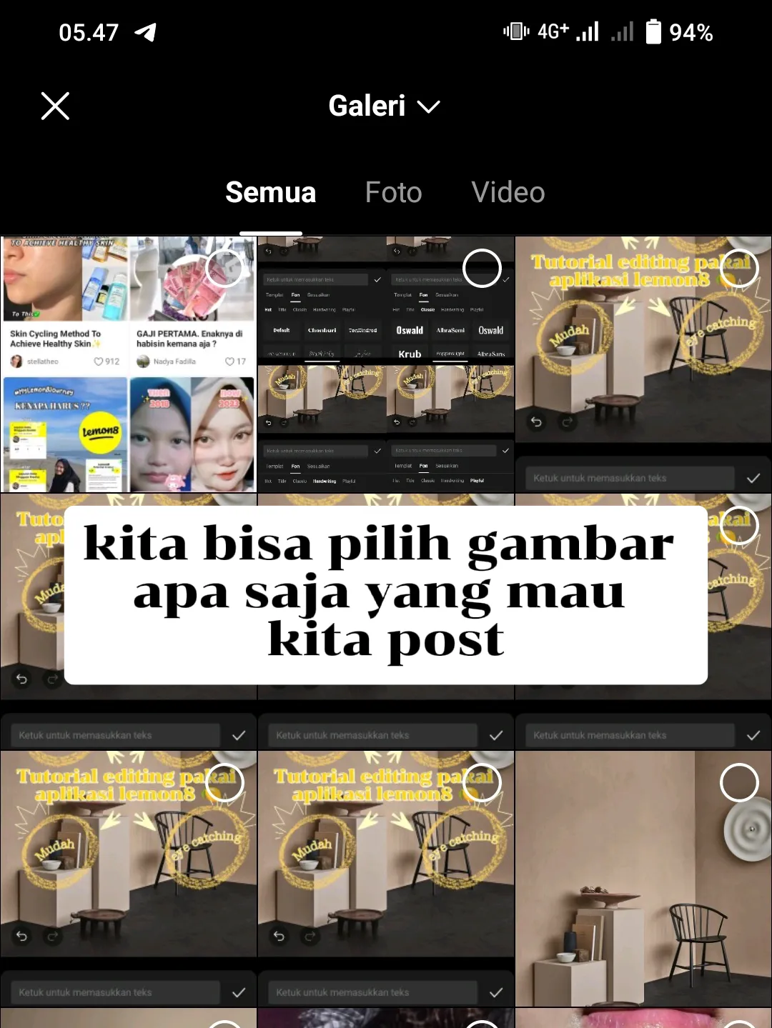 Tutorial editing pakai aplikasi lemon8 🍋 | Galeri diposting oleh Hera Dilla | Lemon8