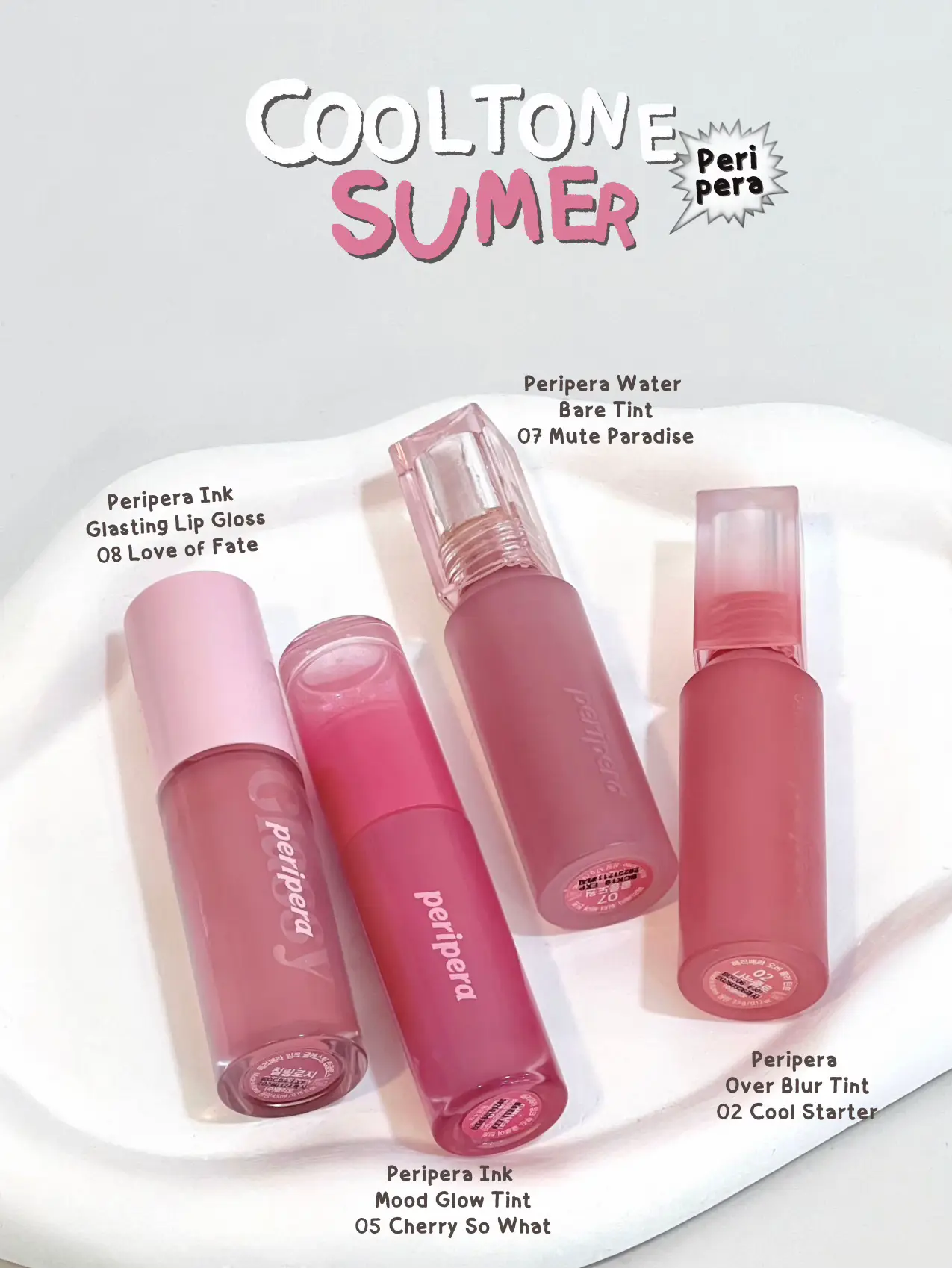 แปะโพยลิป Peripera โทนชมพูที่ทายังไงก็สวย ˘͈ᵕ˘͈ ꒰ 💗 ꒱ | แกลเลอรีที่ ...