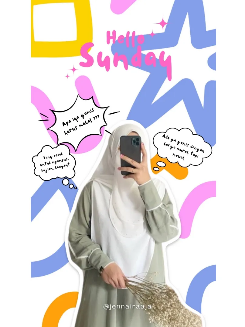 JANGAN SKIP !! 2 GAMIS POPULER NYA REMAJA | Galeri diposting oleh not.00.00 | Lemon8