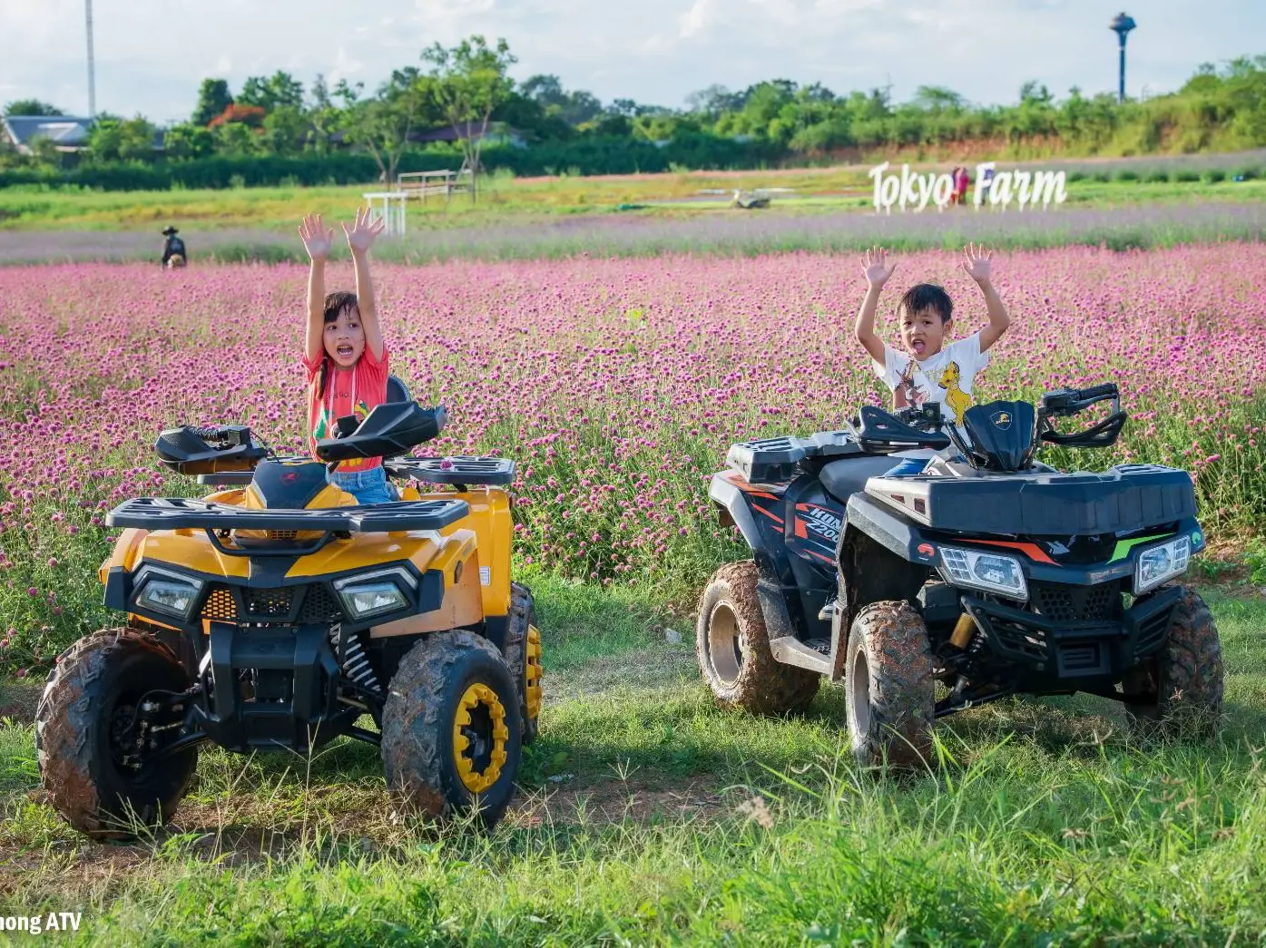 สายลุยไม่ควรพลาด ขับATVชมชวนดอกไม้ | แกลเลอรีที่โพสต์โดย TokyoFarm | Lemon8