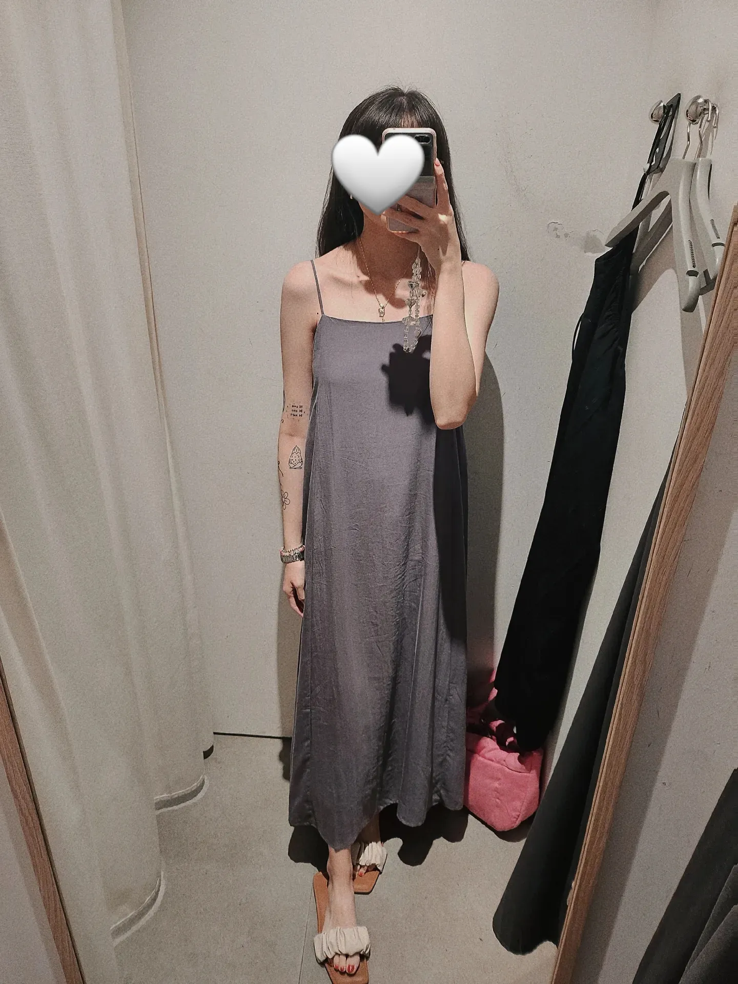 TEM shanelle pleated back dress 🩶 | Gallery posted by jo ♡ | Lemon8