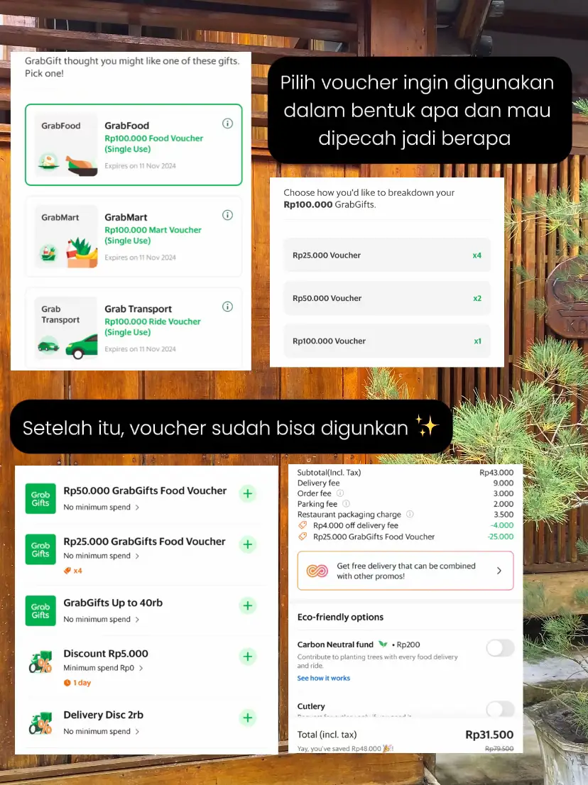 TIPS REDEEM GRAB GIFT AUTO CUAN 💰 | Galeri diposting oleh Mariani | Lemon8