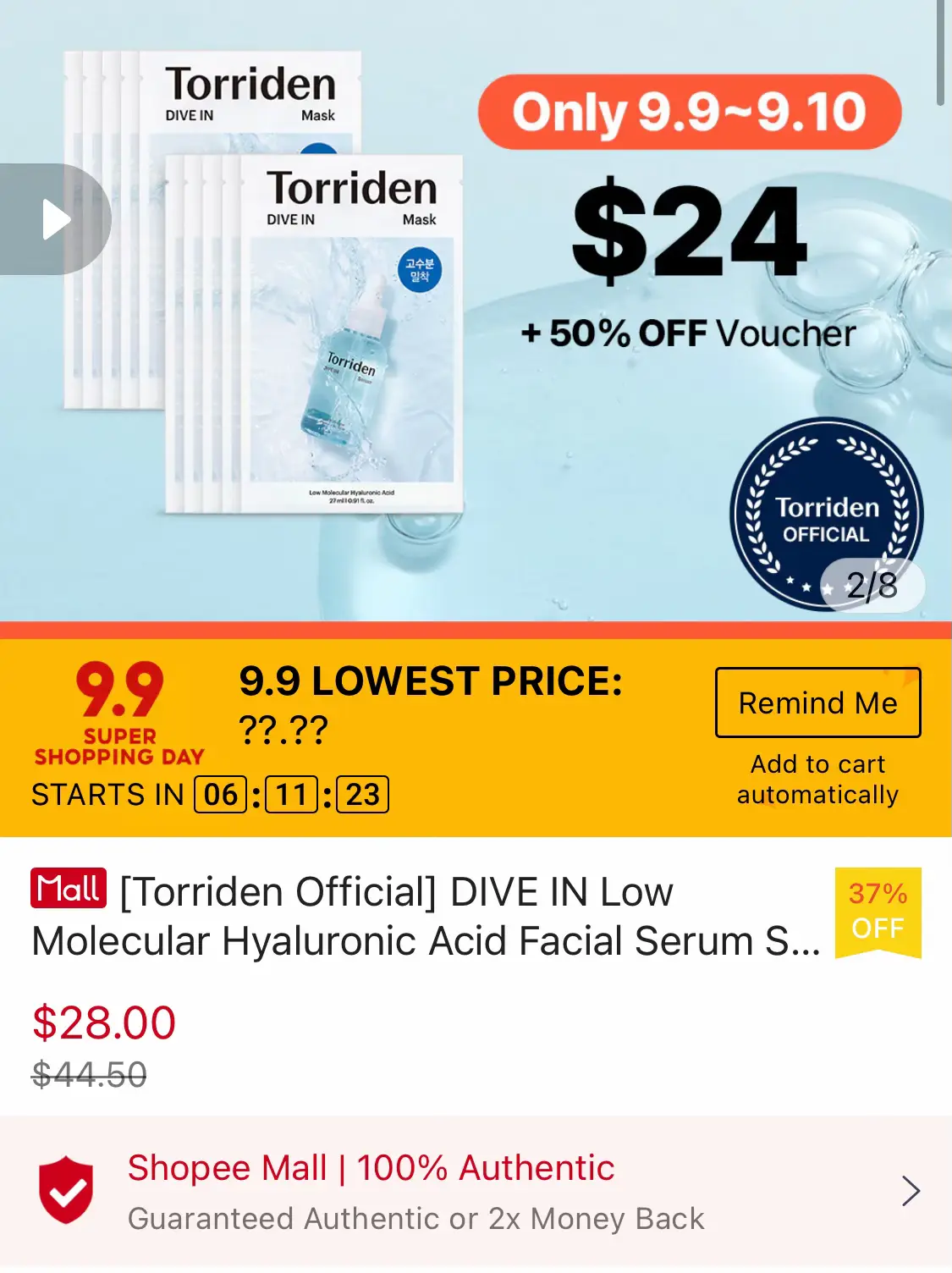 Deep hydration sheet mask by Torriden | แกลเลอรีที่โพสต์โดย Ting Lo | Lemon8